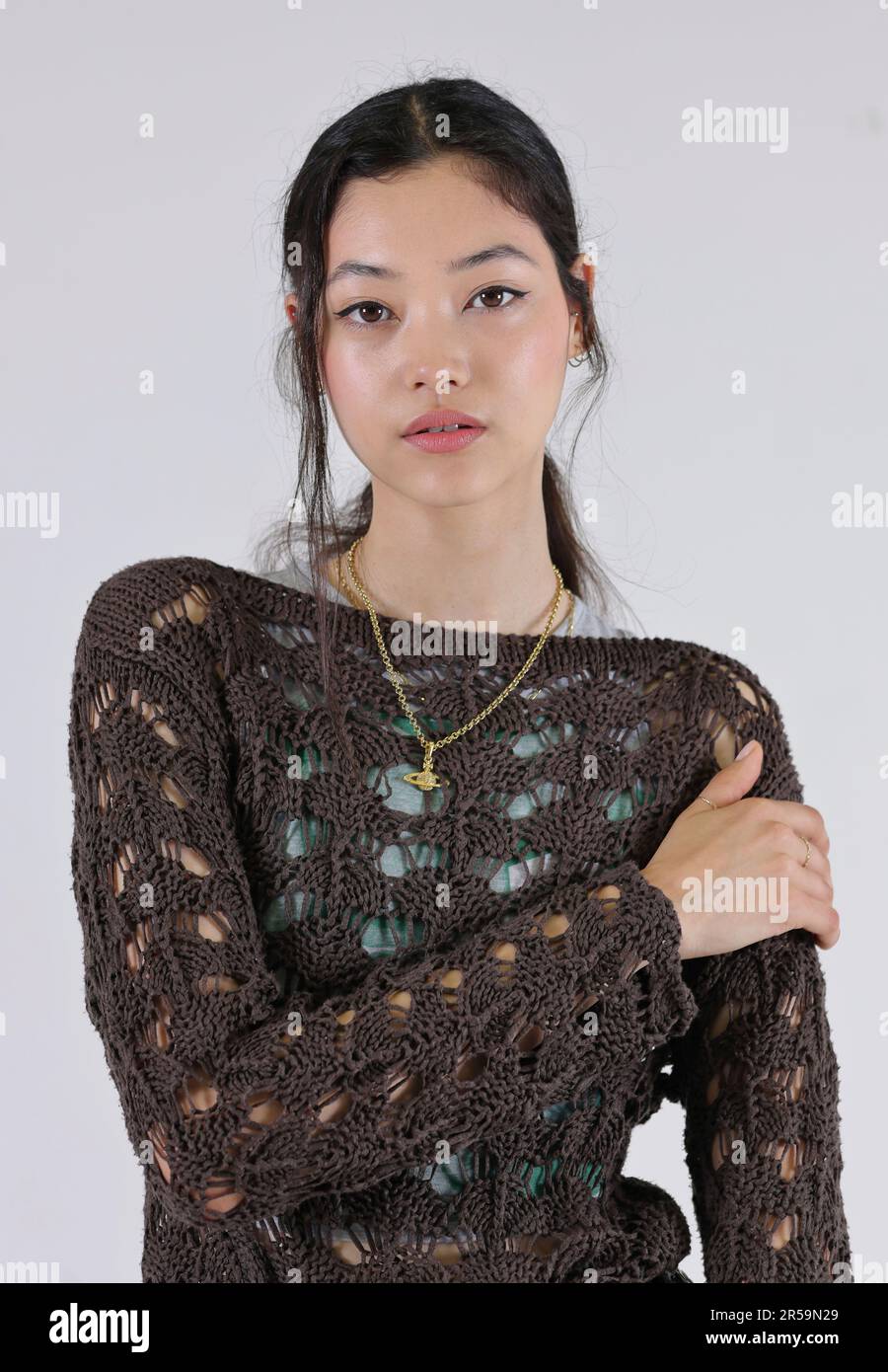 Mika Schneider, known as Mika, poses for a photograph in Minato Ward ...