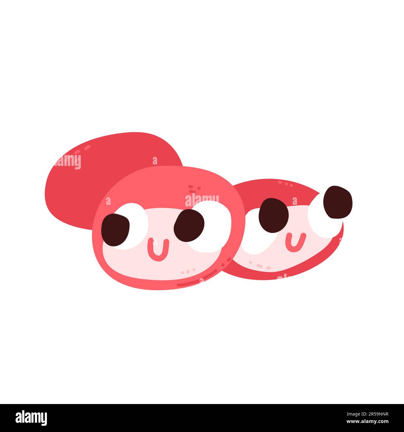 Mochi ice cream character. Cute vector illustration Stock Vector Image ...