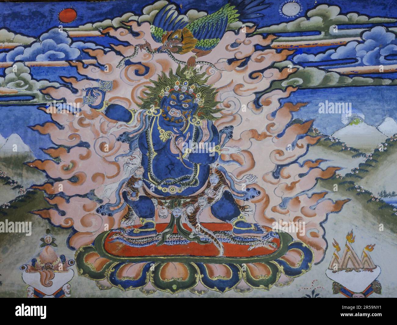 Wall of tamshing temple hi-res stock photography and images - Alamy