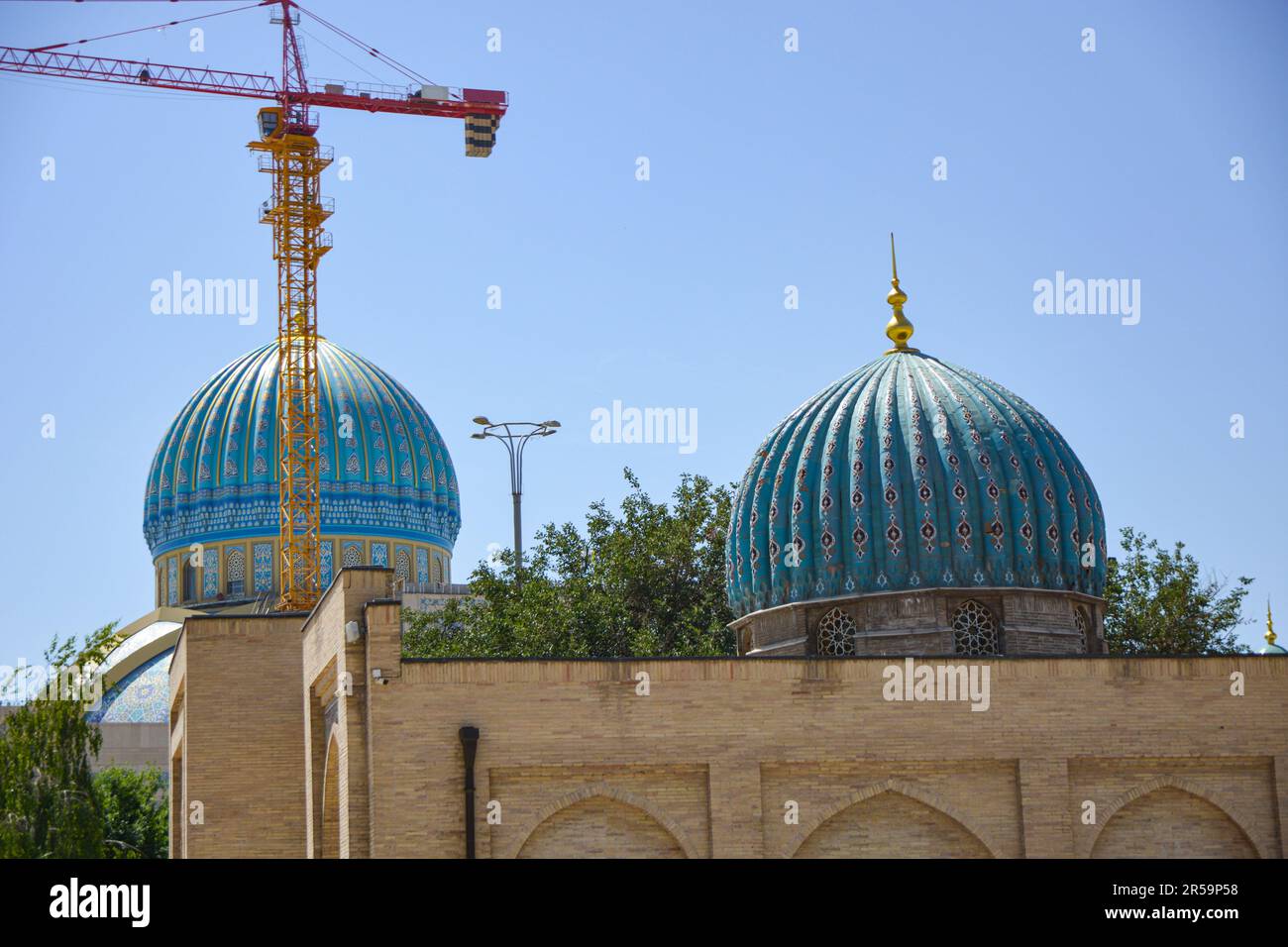 Hazrati imam comlex. Islam building in Tashkent, Uzbekistan Stock Photo ...