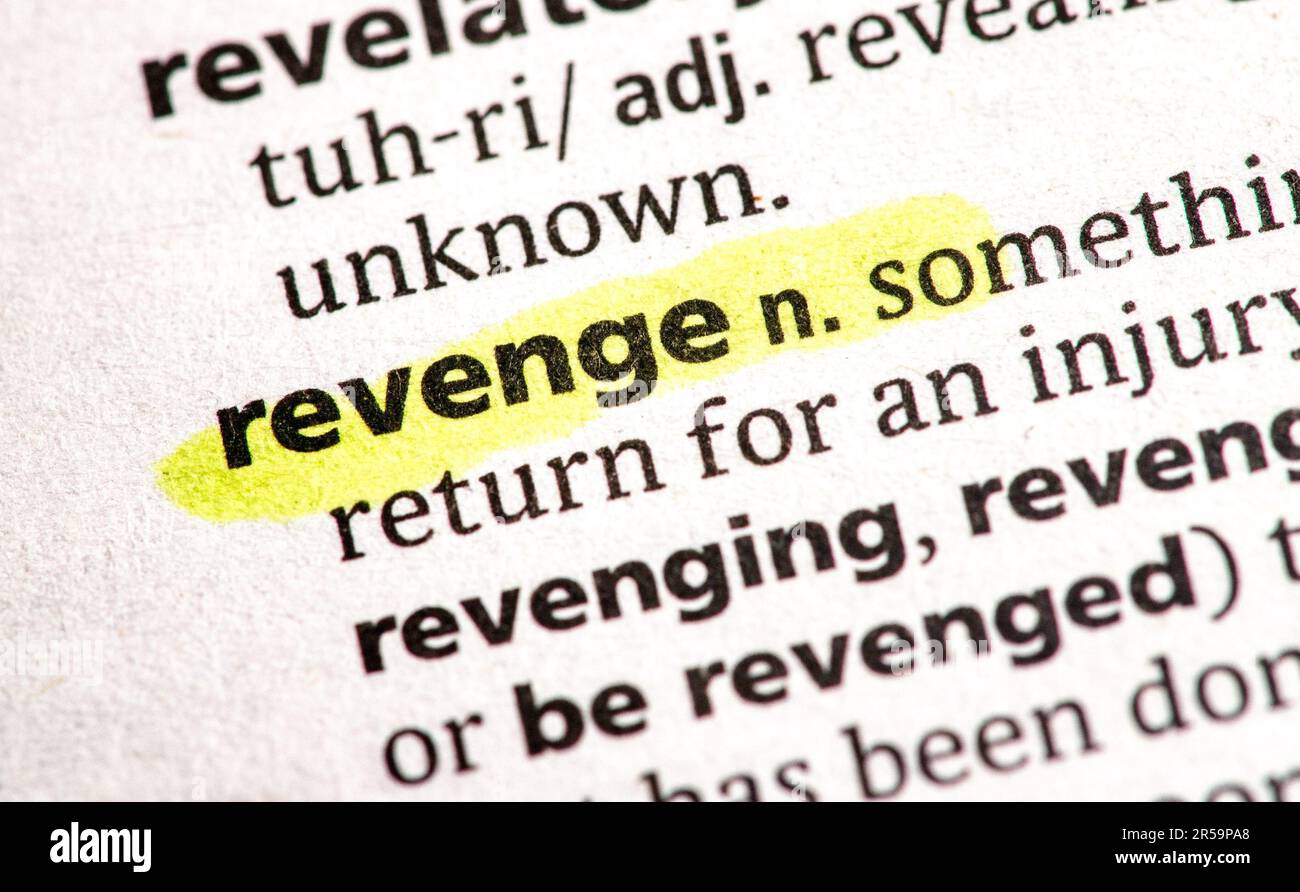 Revenged hi-res stock photography and images - Alamy