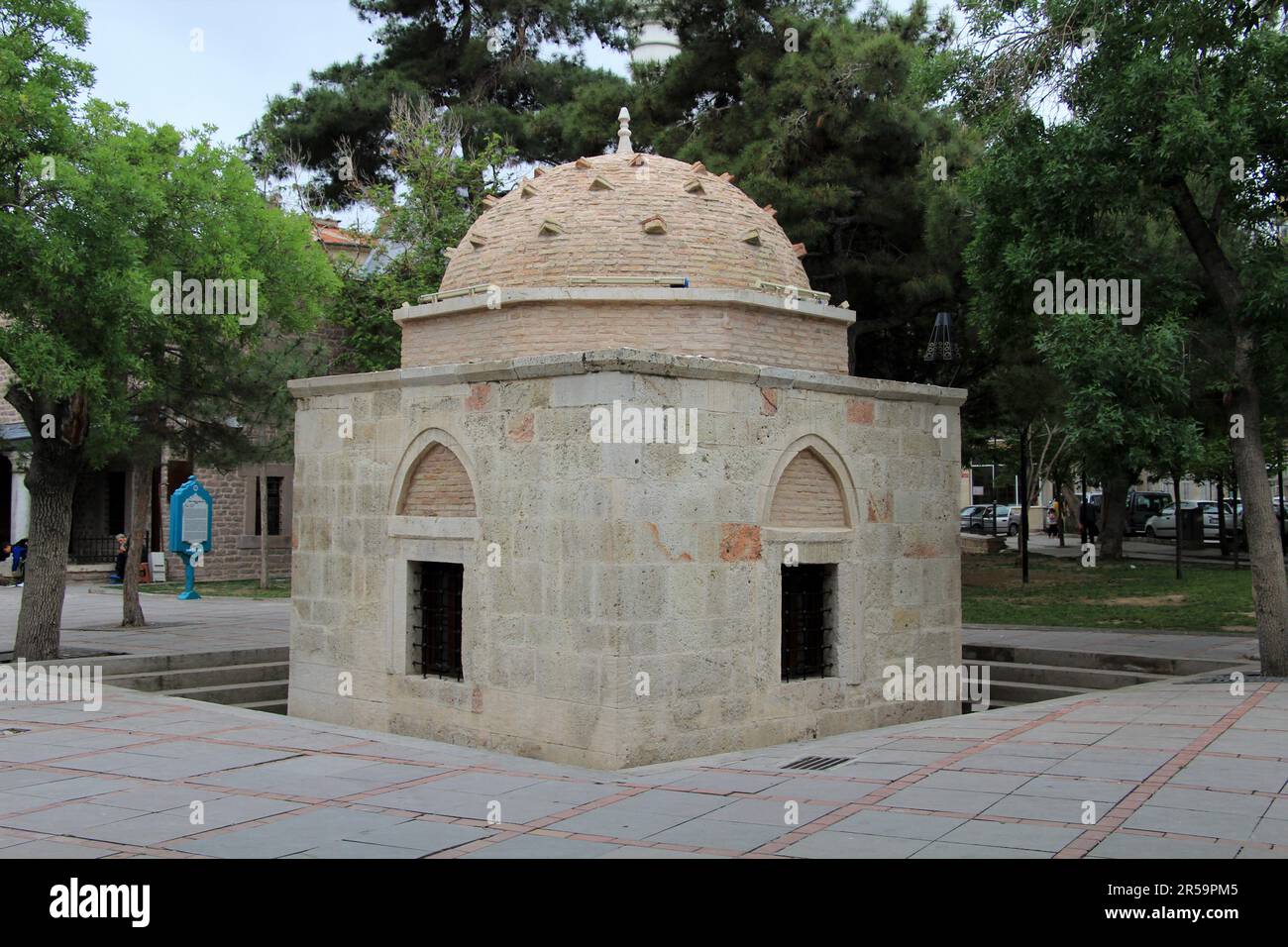 Emir Ishak Bey Tomb is located in Semsi Tebrizi Park. The tomb was ...