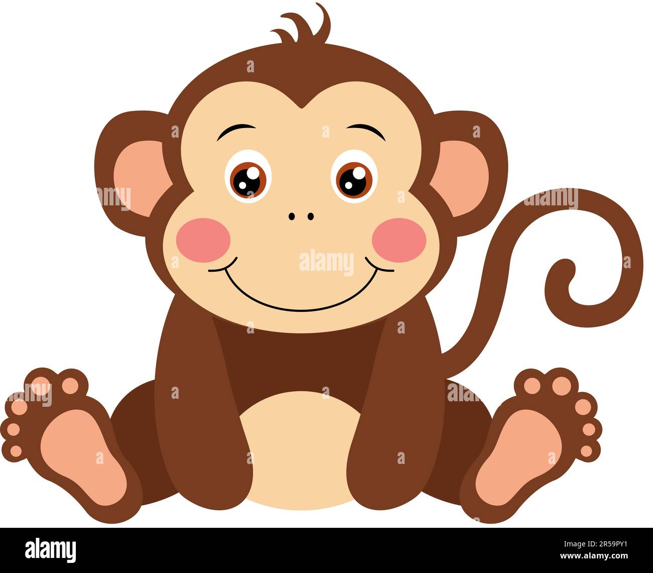 Cute Monkey Clip Art
