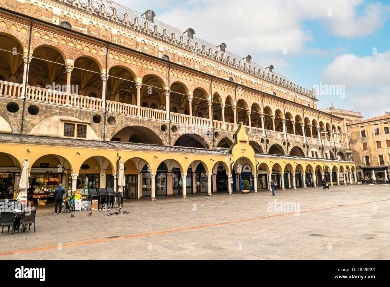Padova, italy- 04-05-2022: The beautiful Palazzo della Regione in the ...