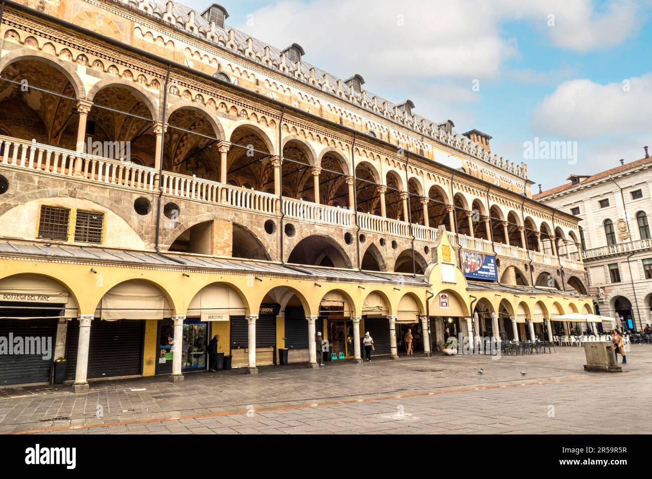 Padova, italy- 04-05-2022: The beautiful Palazzo della Regione in the ...