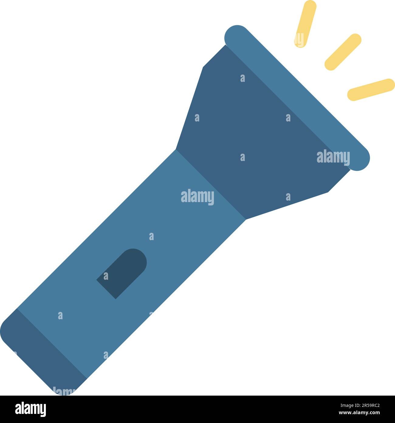 Flashlight icon vector image Stock Vector Image & Art - Alamy