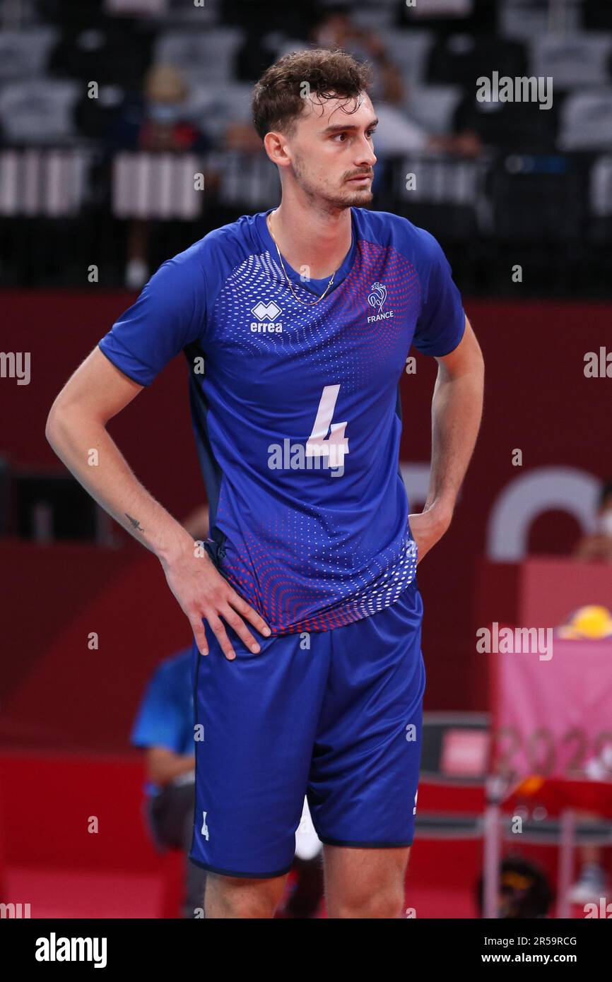 AUG 7, 2021 - Tokyo, Japan: Jean PATRY #4 of Team France in the ...