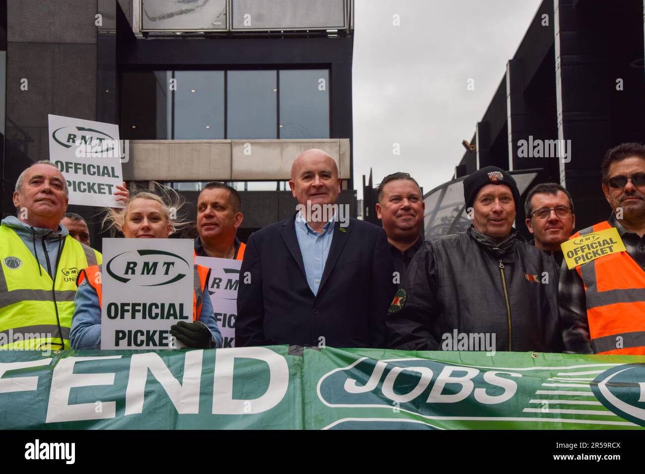 London, England, UK. 2nd June, 2023. RMT General Secretary MICK LYNCH ...