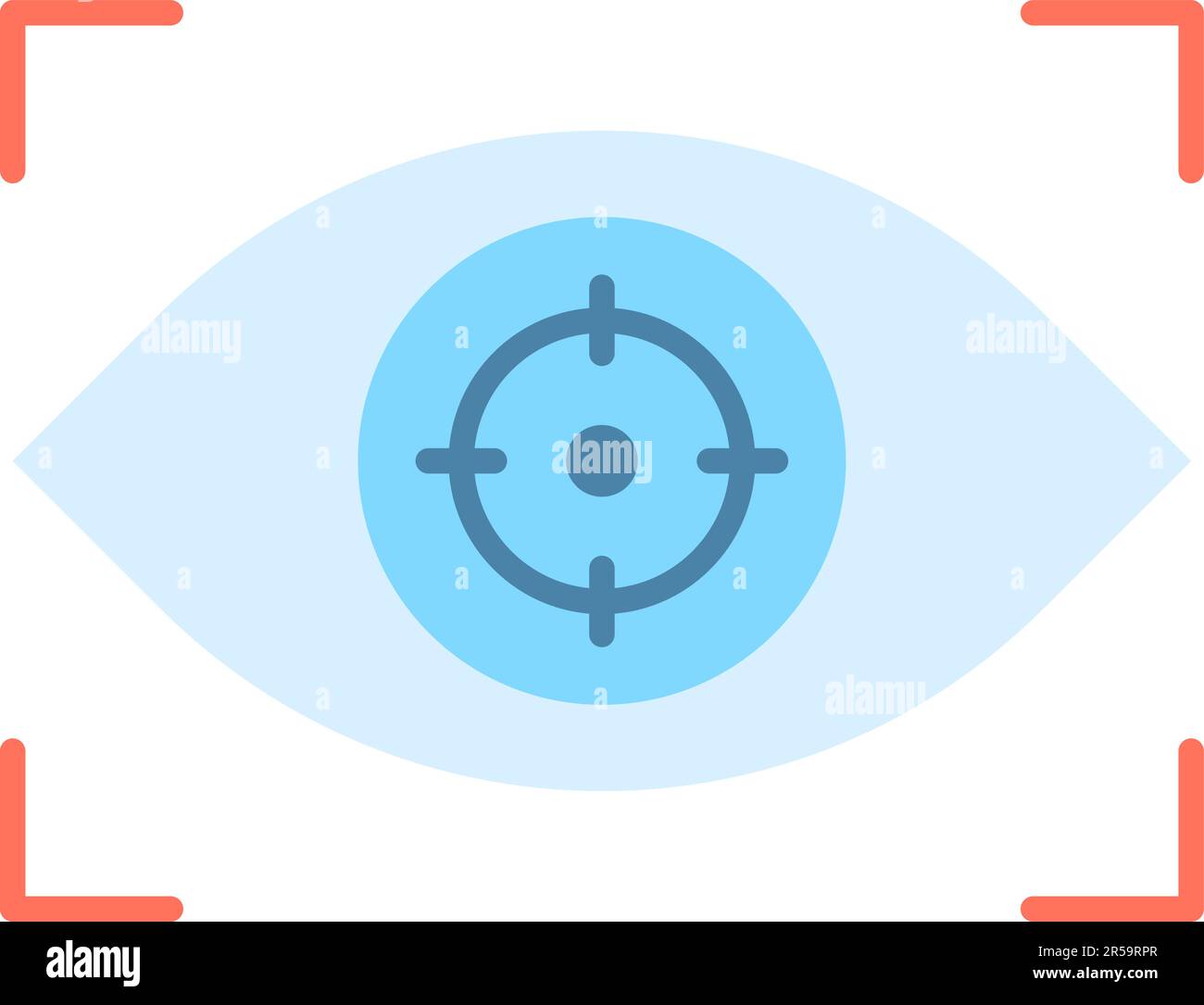 Focus icon vector image Stock Vector Image & Art - Alamy