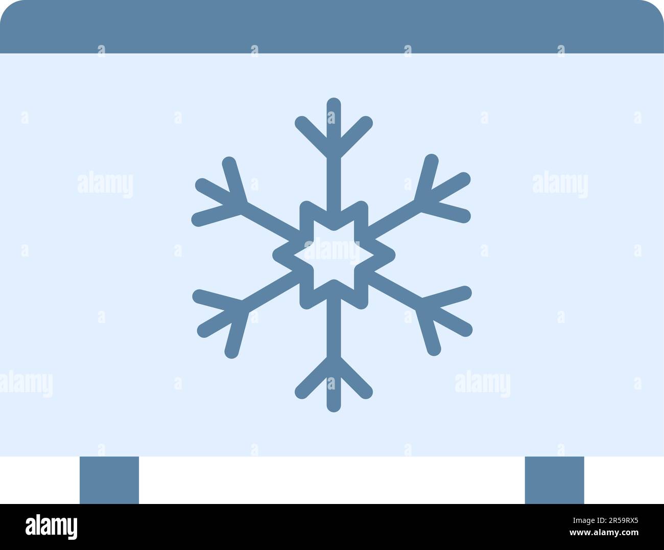 Freezer icon vector image Stock Vector Image & Art - Alamy