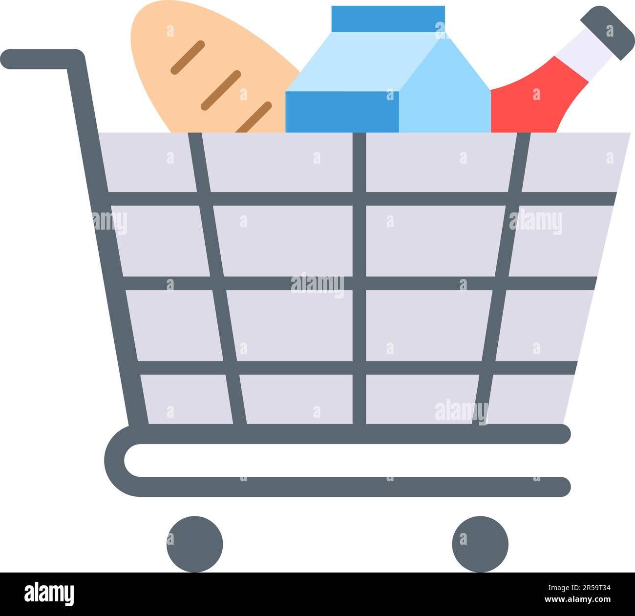 Food Cart icon vector image Stock Vector Image & Art - Alamy