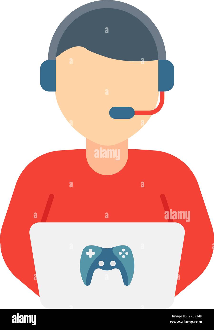 Gamer fan Stock Vector Images - Alamy