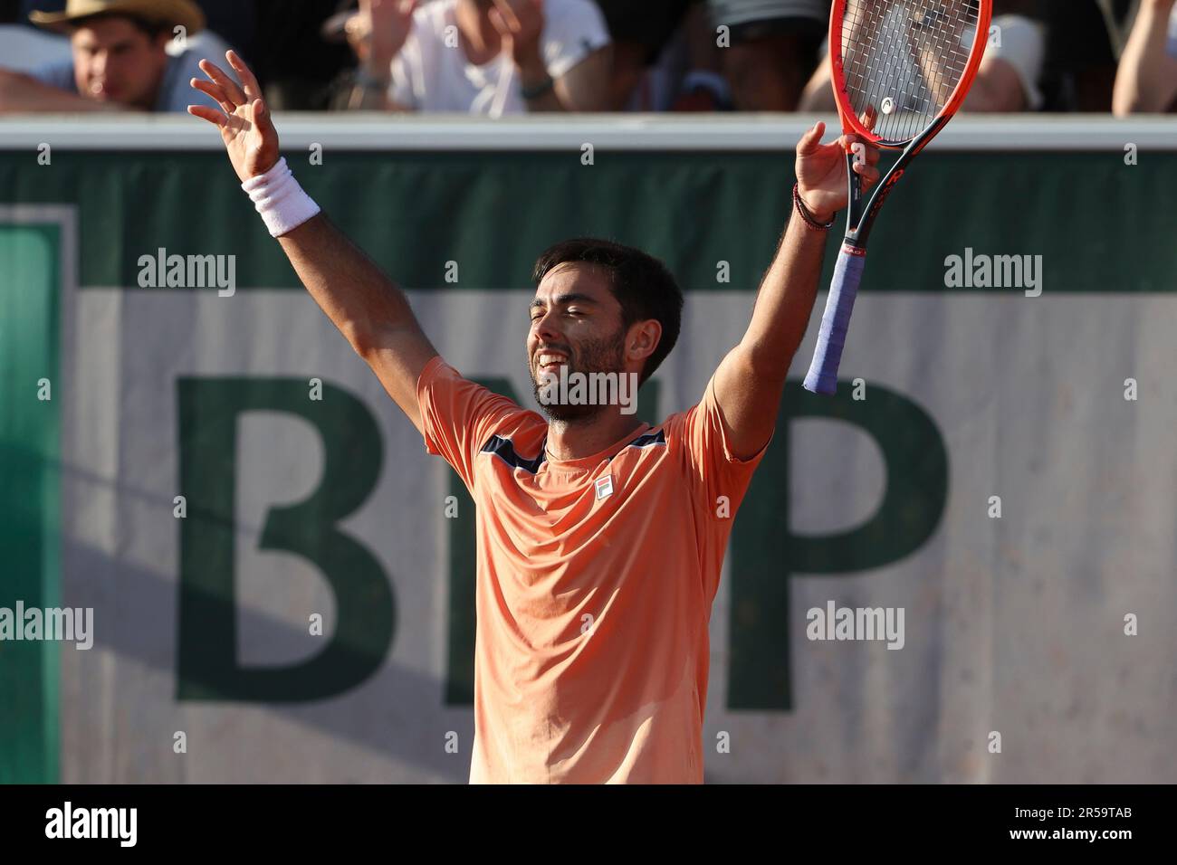 Paris, France. 01st June, 2023. Genaro Alberto Olivieri of Argentina ...