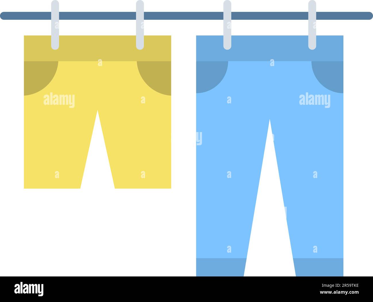Hanging Clothes icon vector image Stock Vector Image & Art - Alamy
