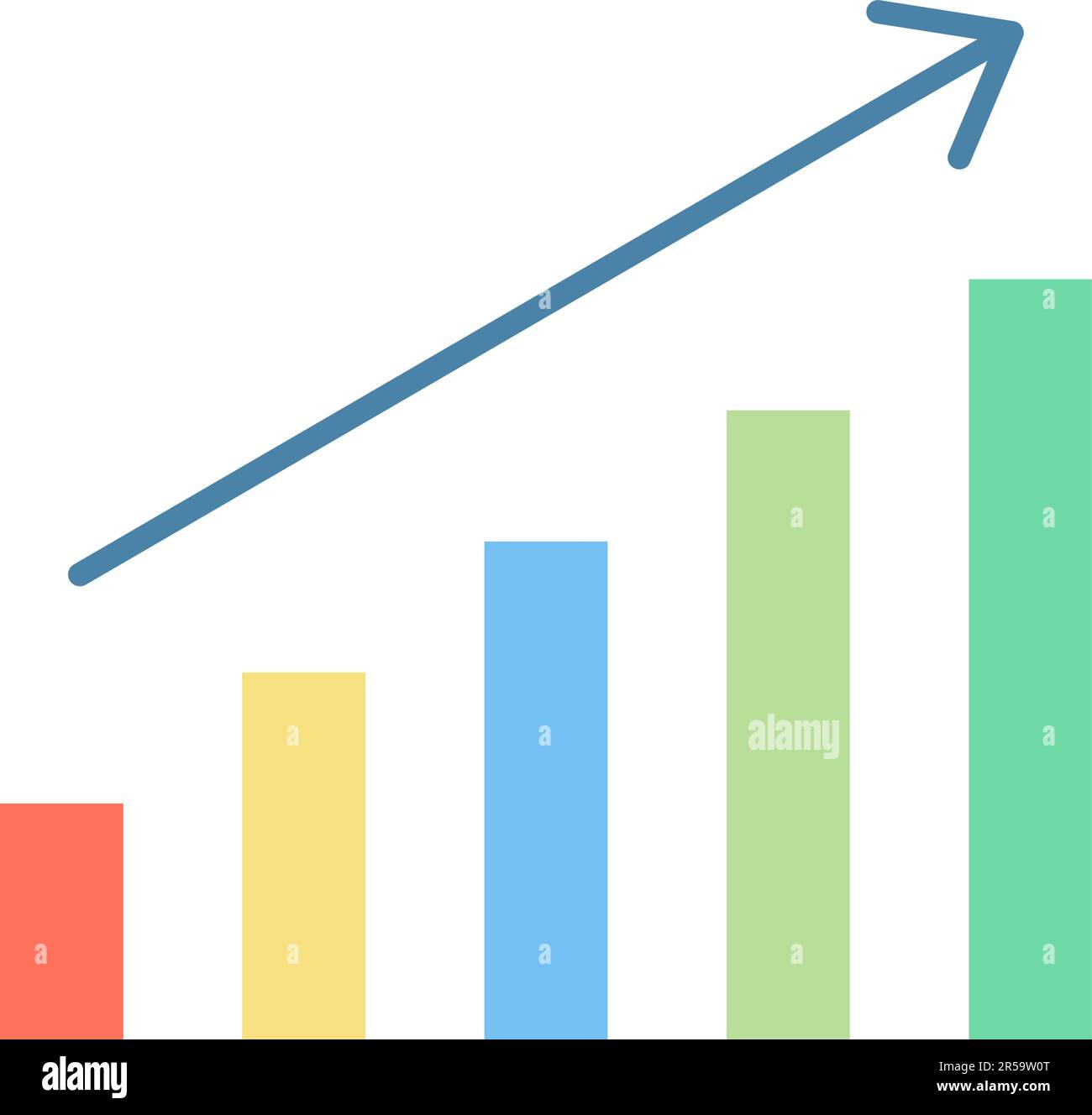 Growth icon vector image Stock Vector Image & Art - Alamy