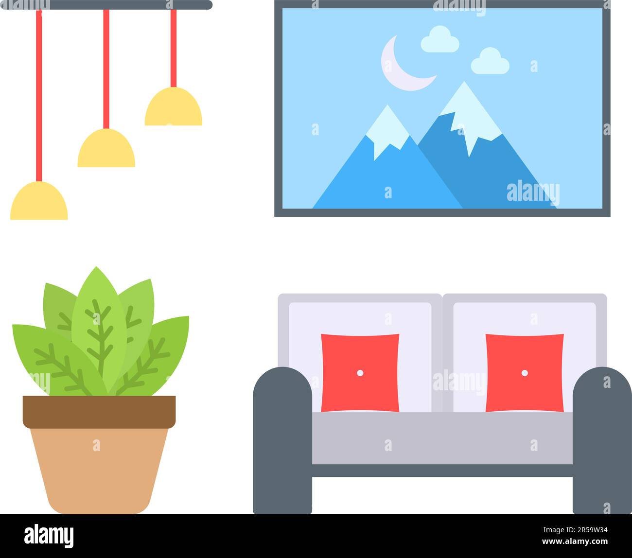 Home Decor icon vector image Stock Vector Image & Art - Alamy