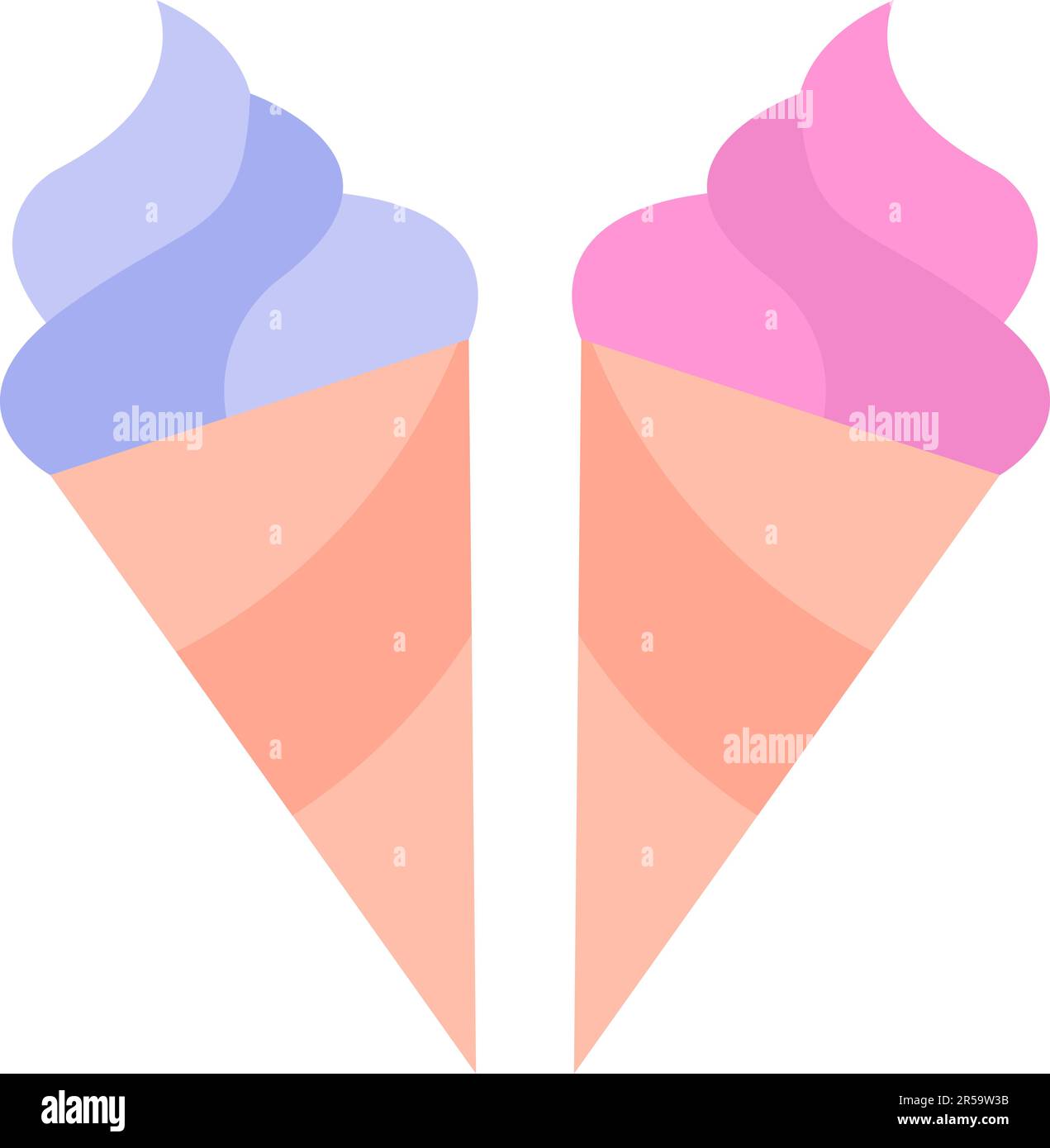 Ice Cream Cones icon vector image Stock Vector Image & Art - Alamy