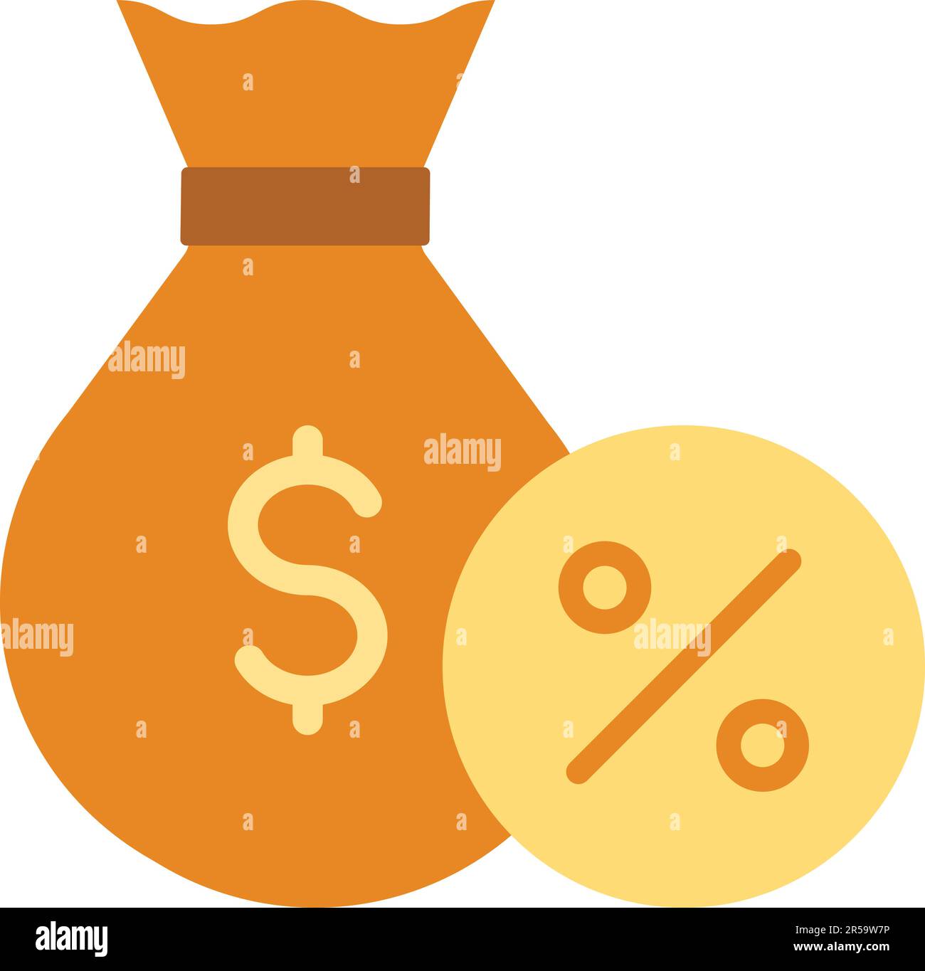 Interest Rate icon vector image Stock Vector Image & Art - Alamy