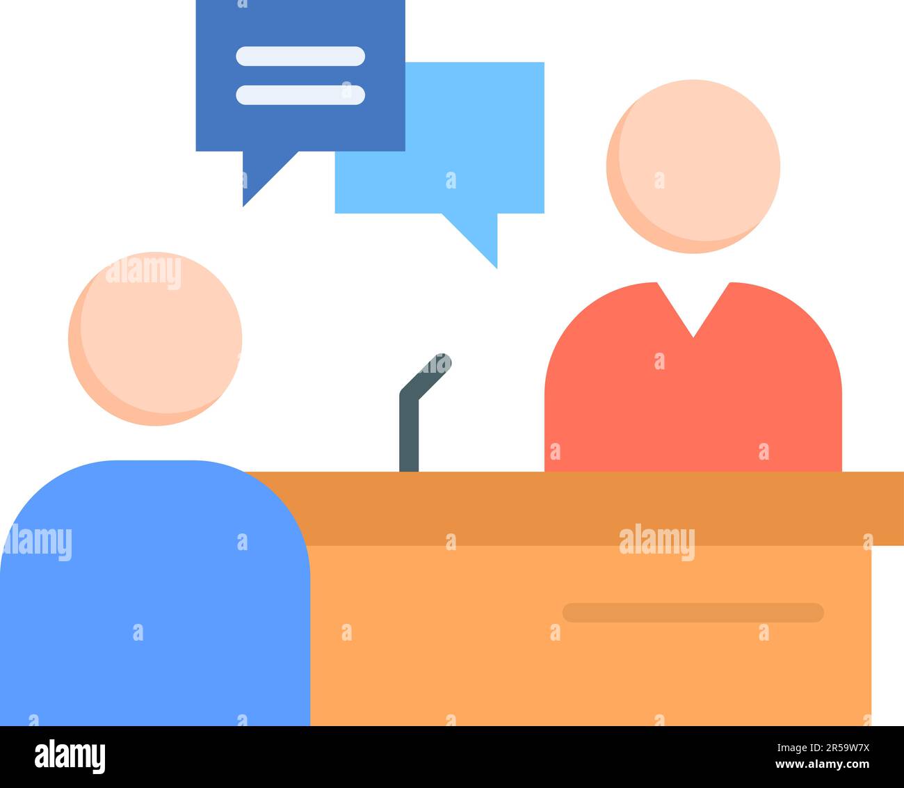 Interview icon vector image Stock Vector Image & Art - Alamy
