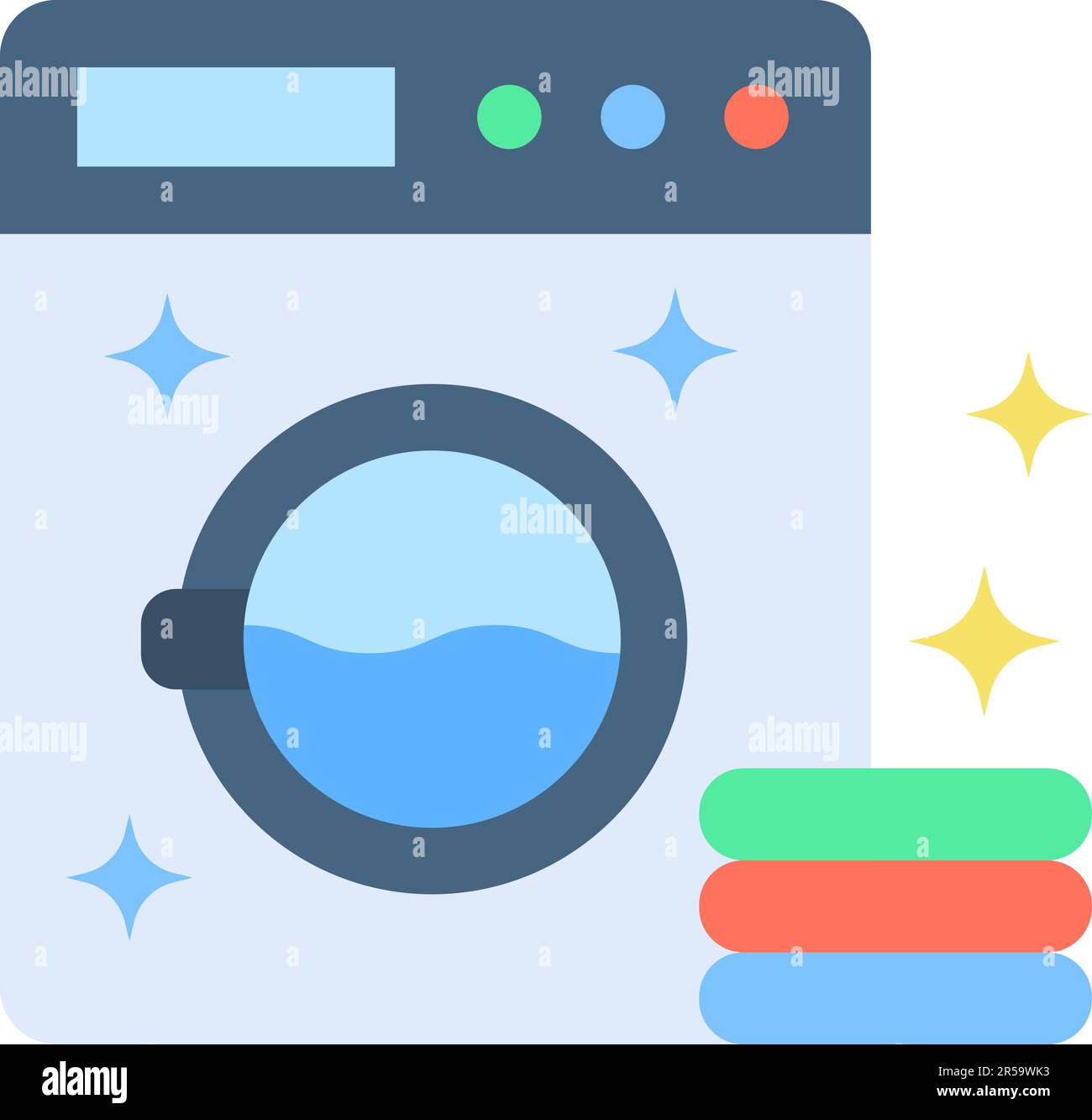 Laundry Service icon vector image Stock Vector Image & Art - Alamy