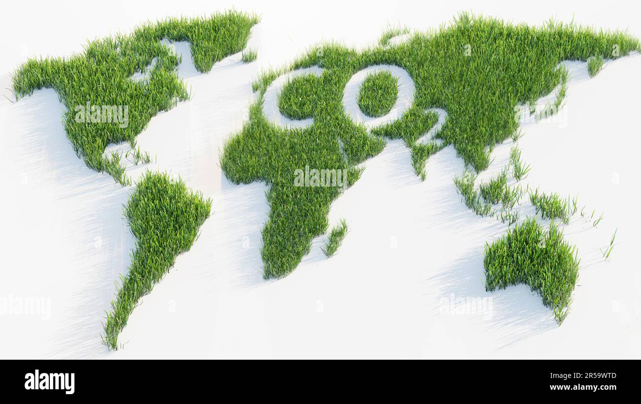 carbon emissions and greenhouse gas emissions concept of carbon ...