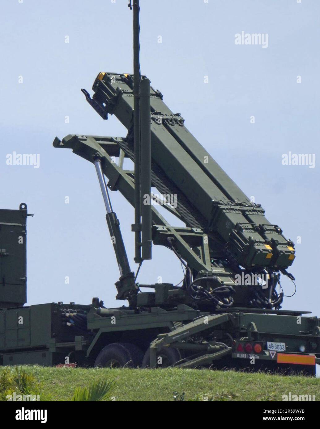 A Patriot Advanced Capability-3 interceptor missile is pictured on June ...