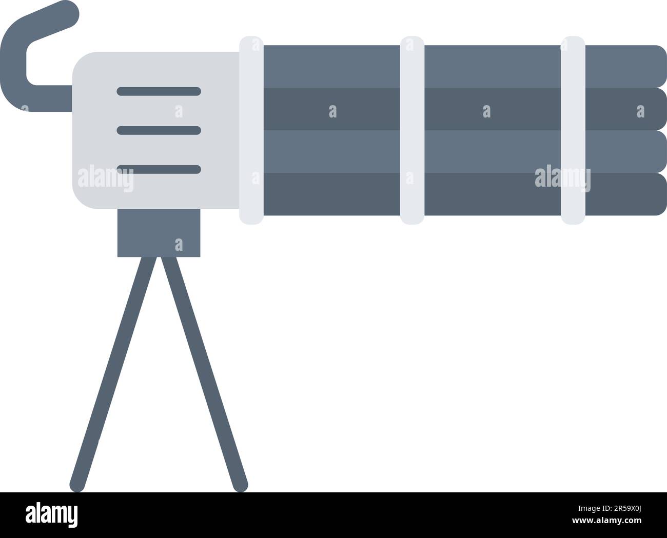 Machine Gun icon vector image Stock Vector Image & Art - Alamy