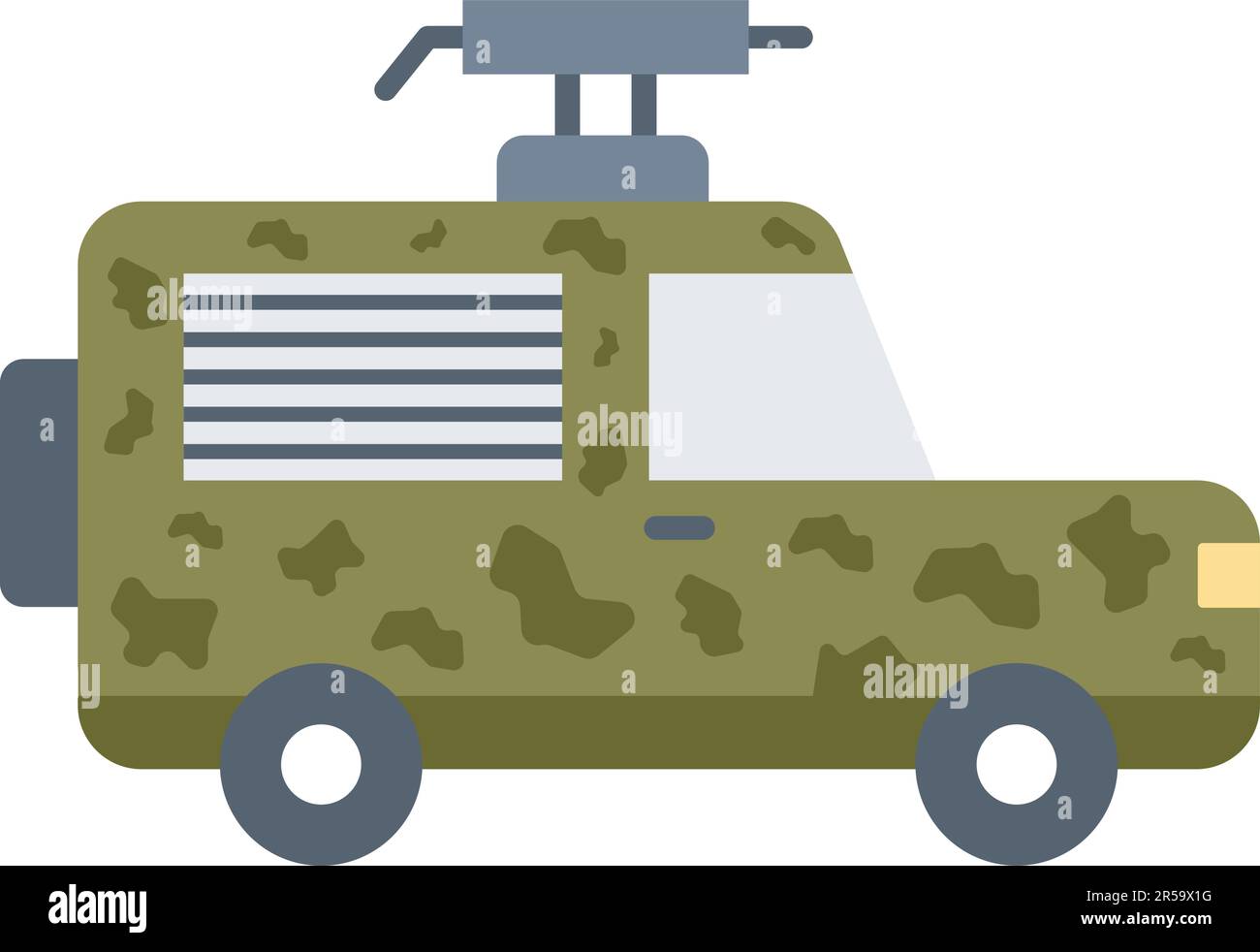 Military Jeep icon vector image Stock Vector Image & Art - Alamy