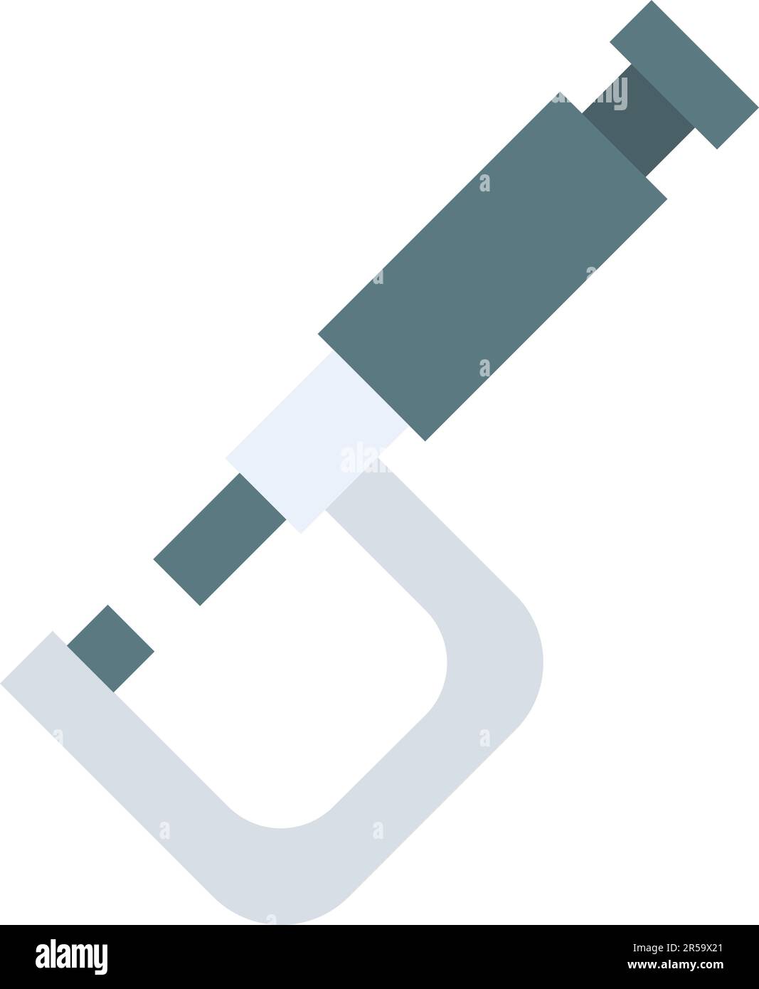 Micrometer icon vector image Stock Vector Image & Art - Alamy