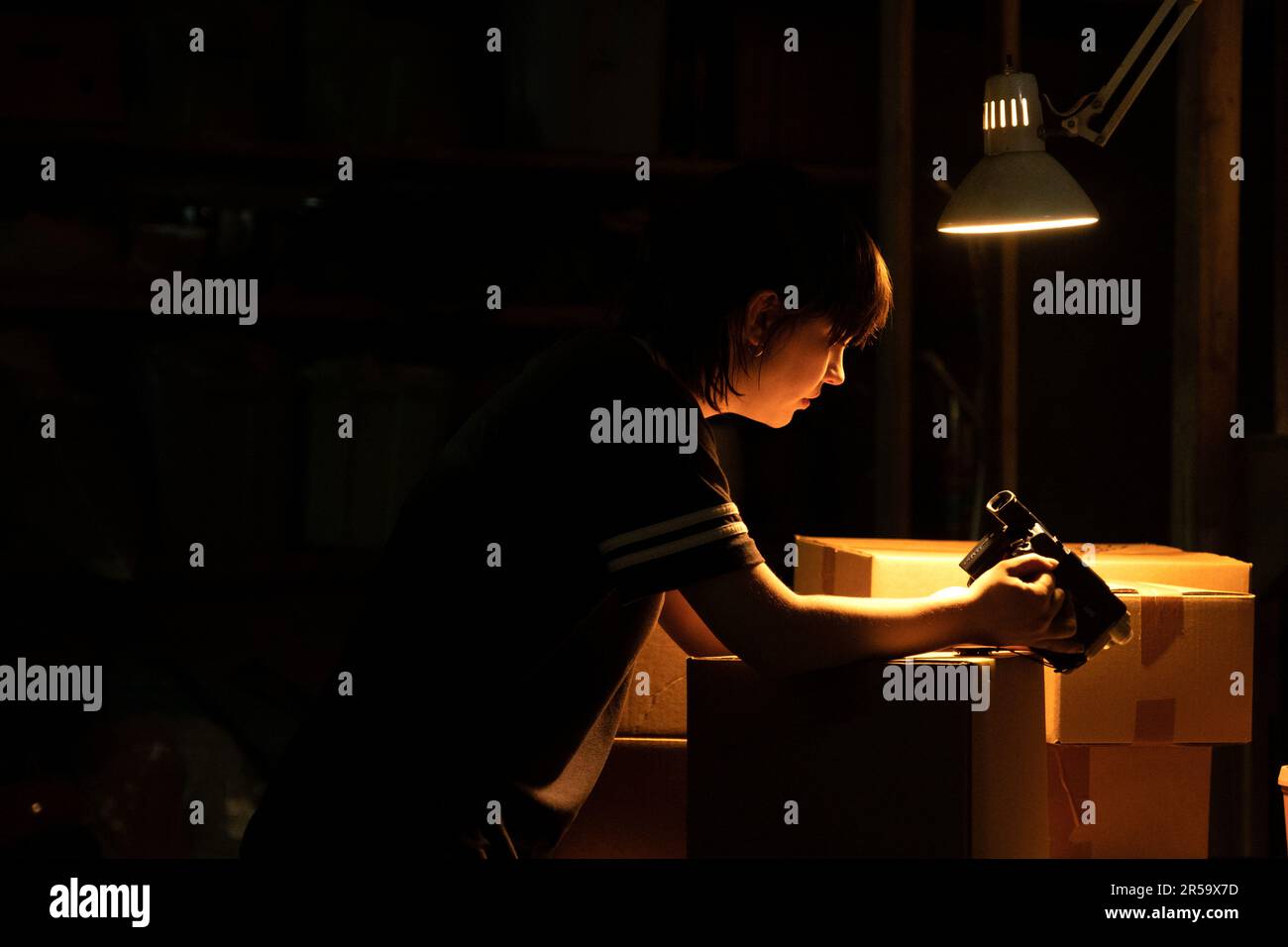 The Boogeyman movie 2023 Sophie Thatcher Stock Photo - Alamy