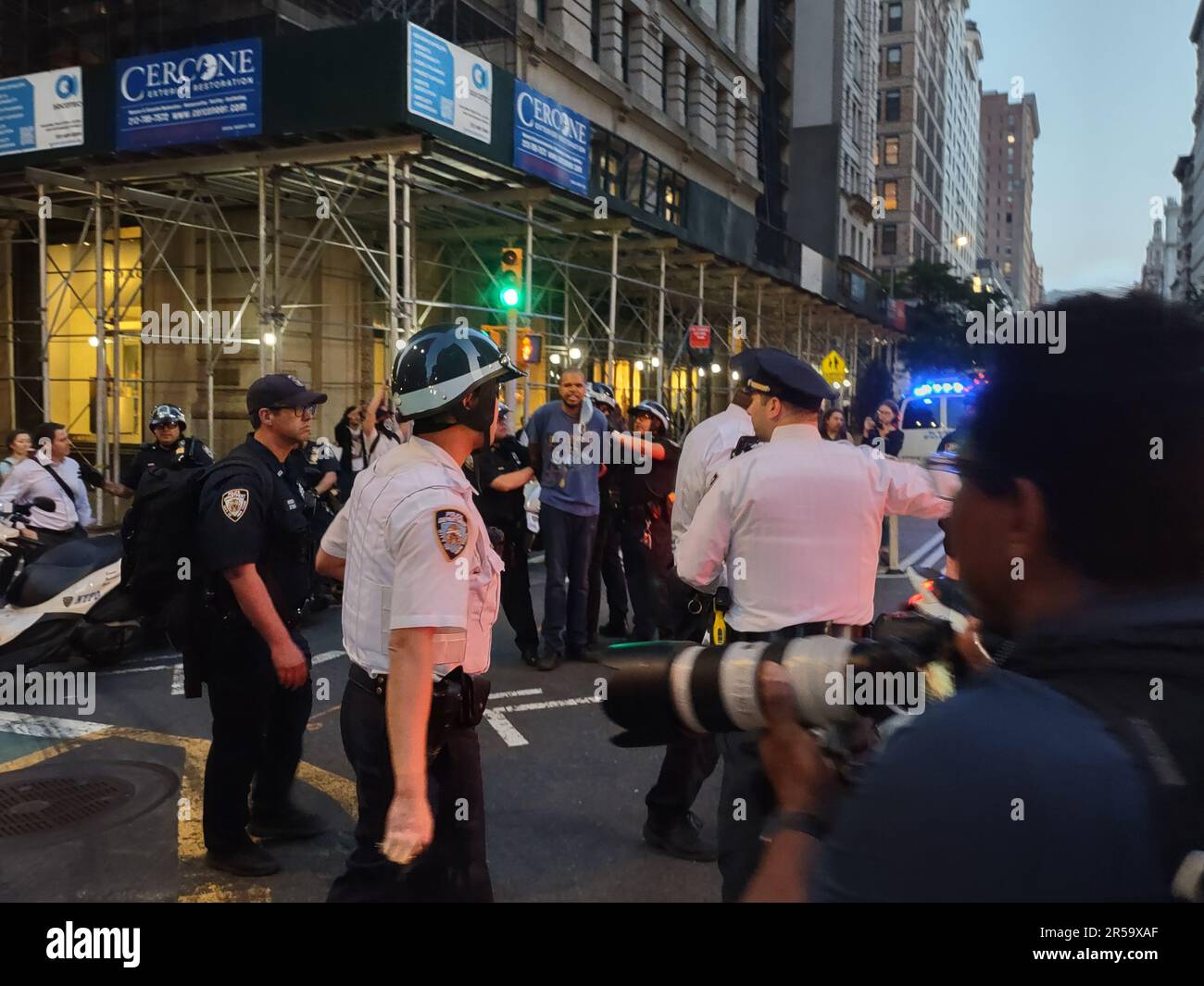 Union Square and Times Square, Manhattan, NY 10036, USA. Intense ...