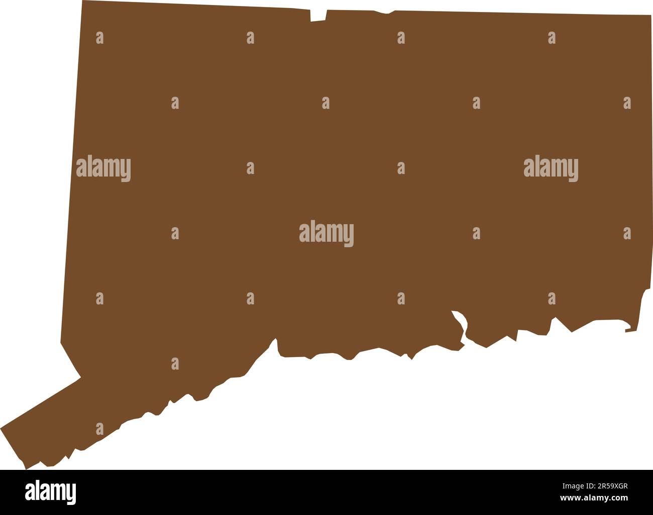 Physical map of connecticut Stock Vector Images - Alamy