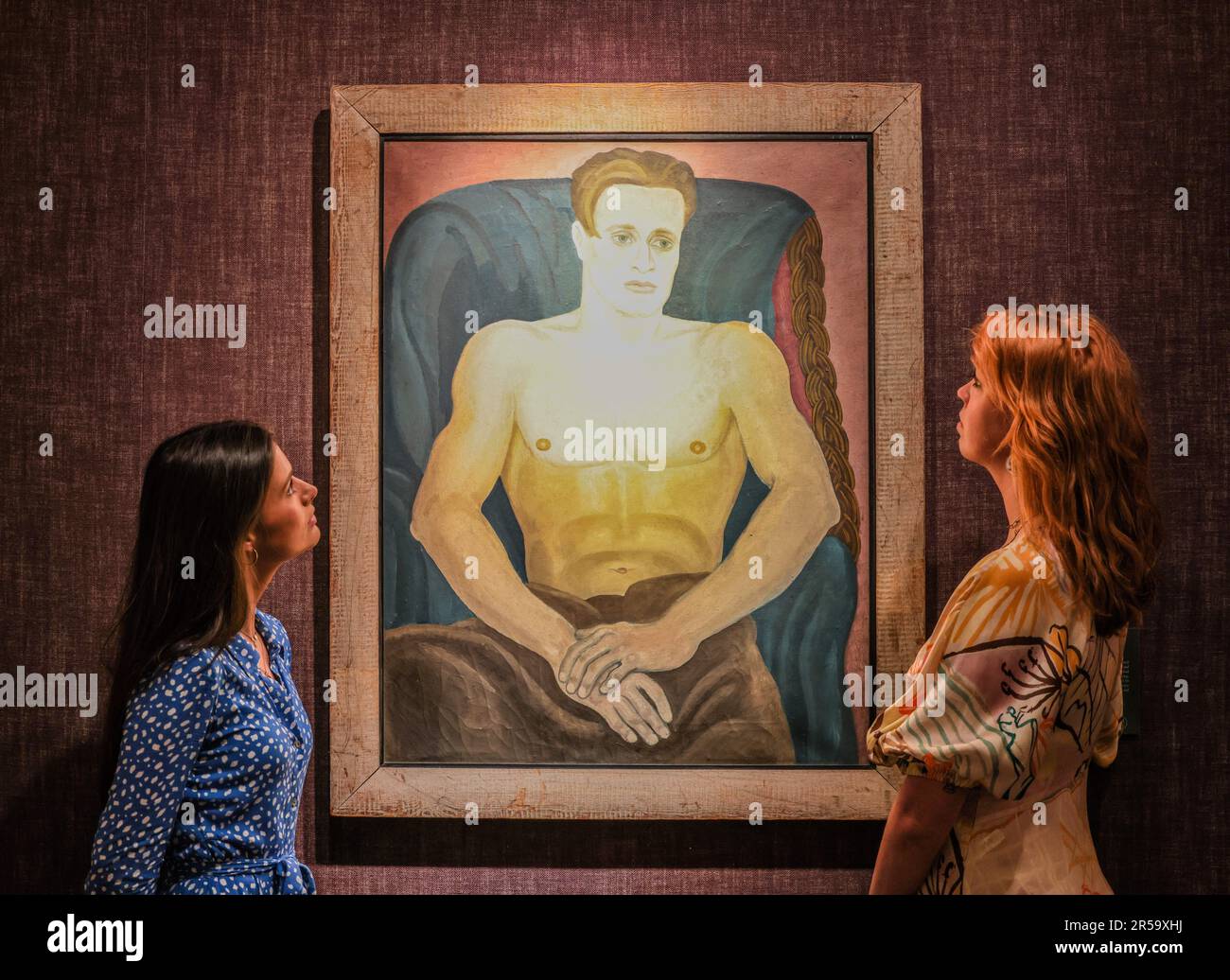London, UK. 02nd June, 2023. John Banting portrait of Stephen Tomlin The first major exhibition ...