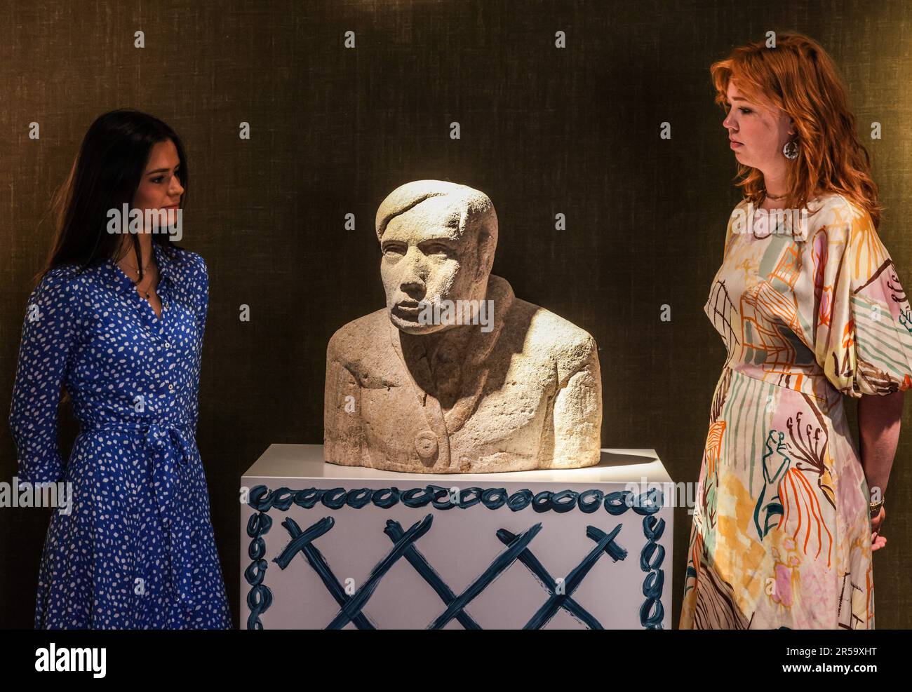 London, UK. 02nd June, 2023. Stephen Tomlin bust of David Garnett .He ...