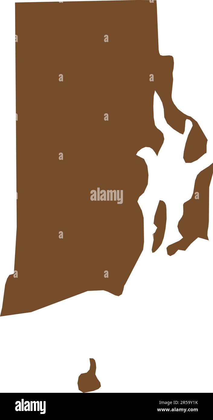 Map of rhode island usa Stock Vector Images - Alamy