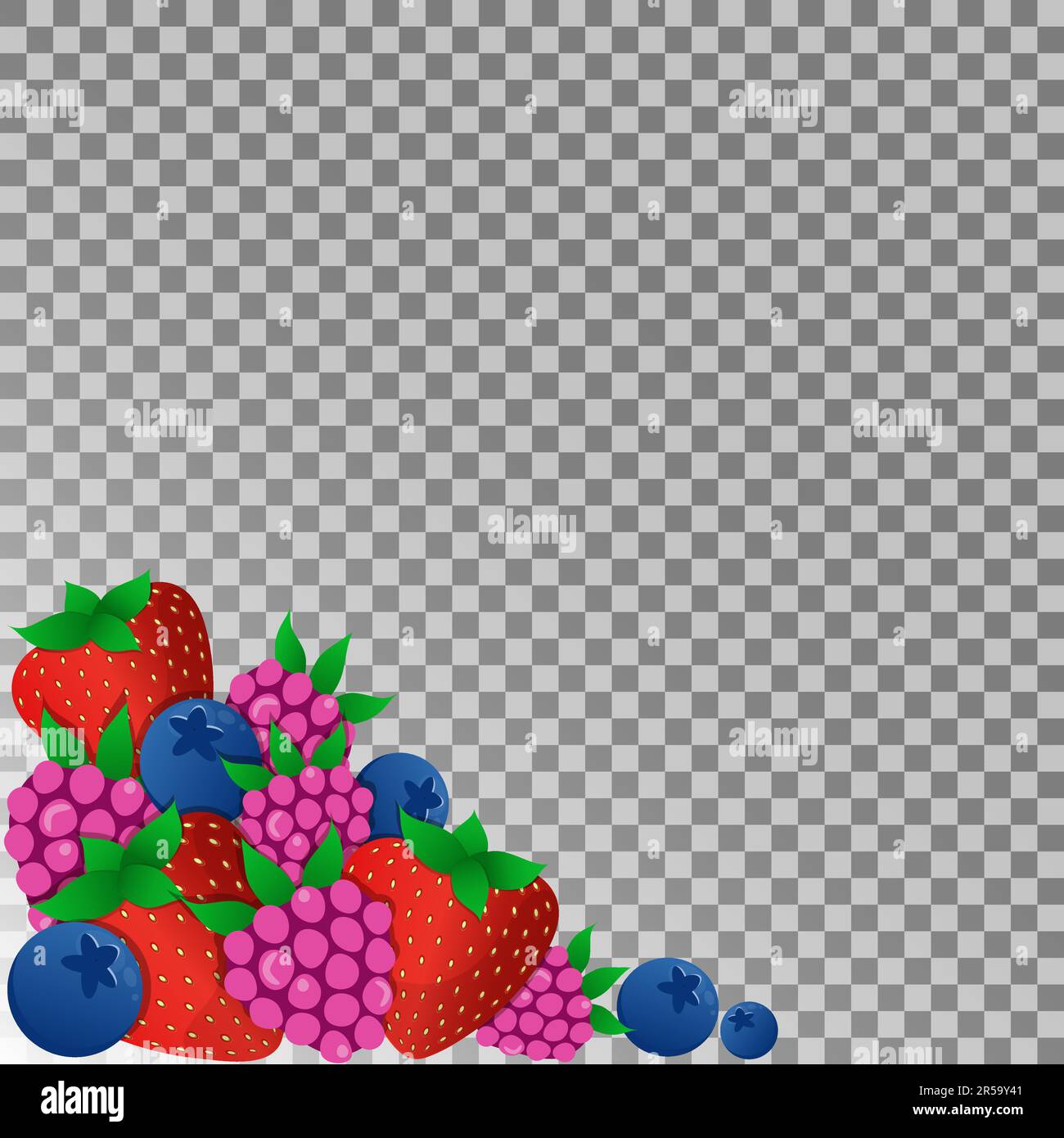 Purple and pink berries Stock Vector Images - Alamy