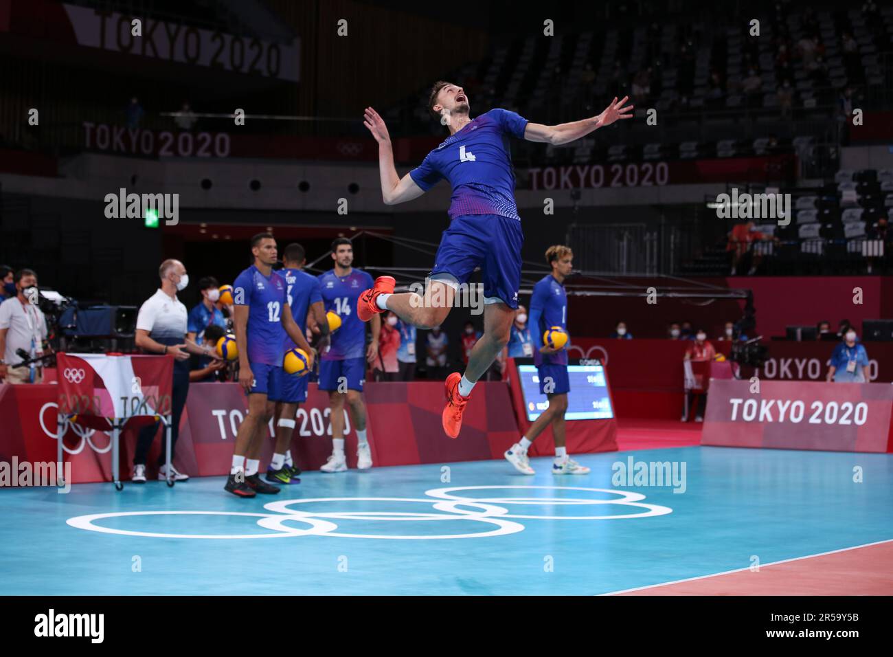 AUG 7, 2021 - Tokyo, Japan: Jean PATRY #4 of Team FRANCE in the ...