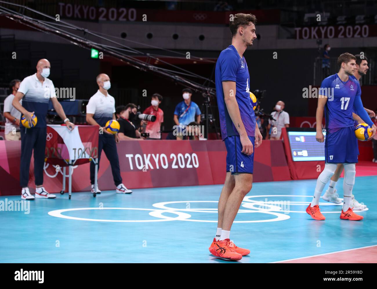 AUG 7, 2021 - Tokyo, Japan: Jean PATRY #4 of Team FRANCE in the ...