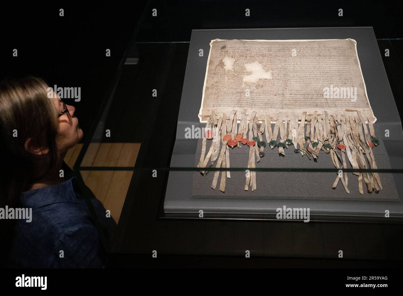 Medieval archaeology and history having a close look hi-res stock ...