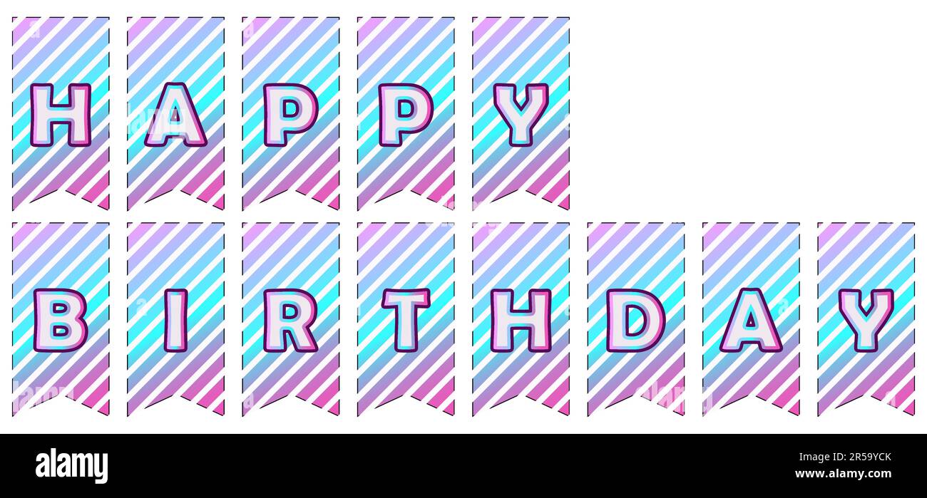 Bunting flags home Stock Vector Images - Alamy