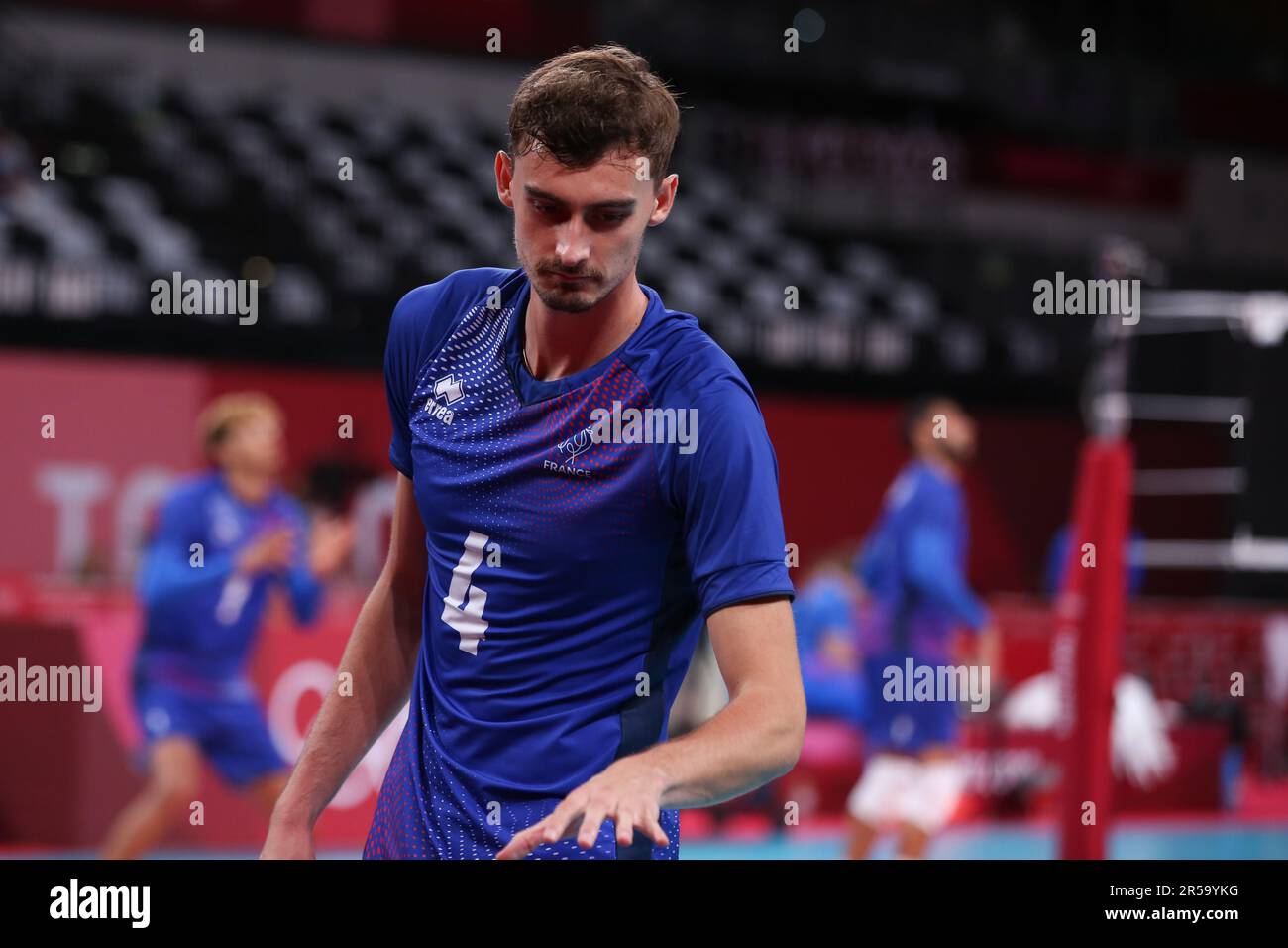 AUG 7, 2021 - Tokyo, Japan: Jean PATRY #4 of Team FRANCE in the ...