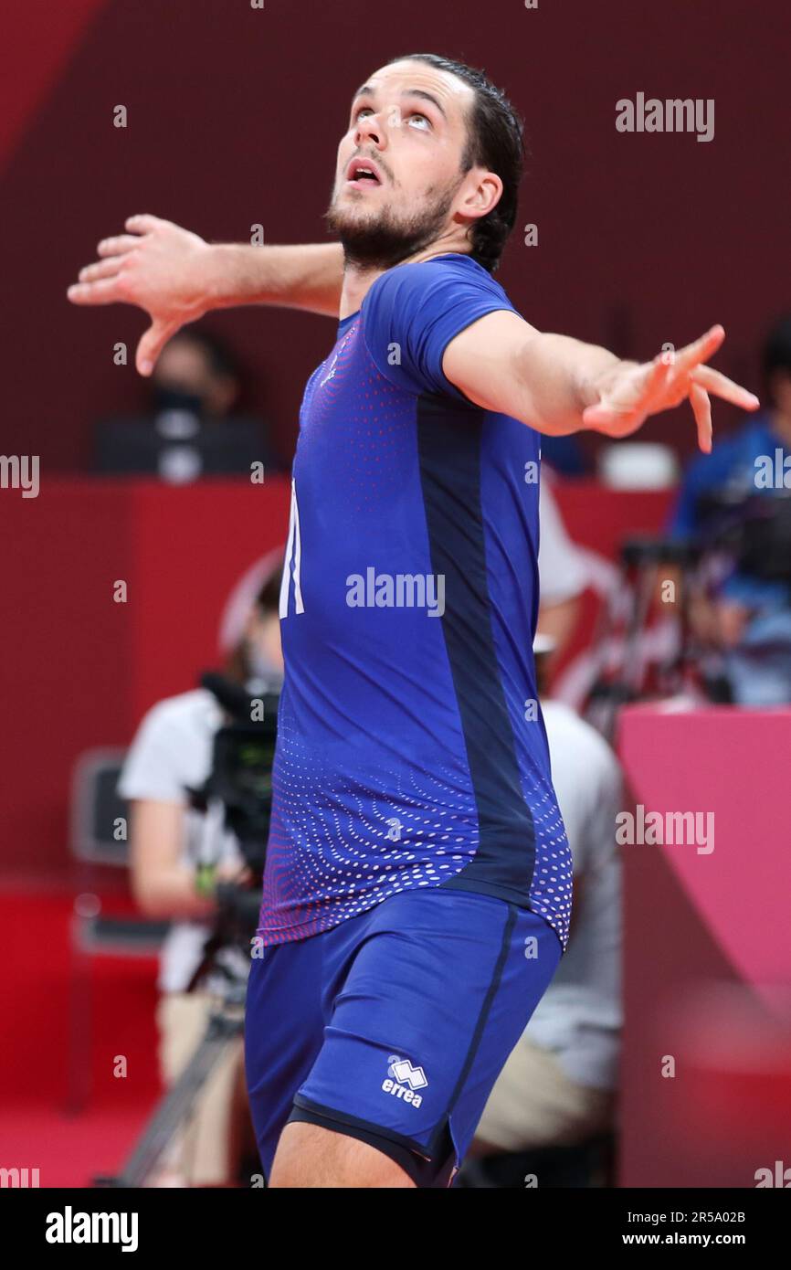 AUG 7, 2021 - Tokyo, Japan: Antoine BRIZARD #11 of Team FRANCE in the ...