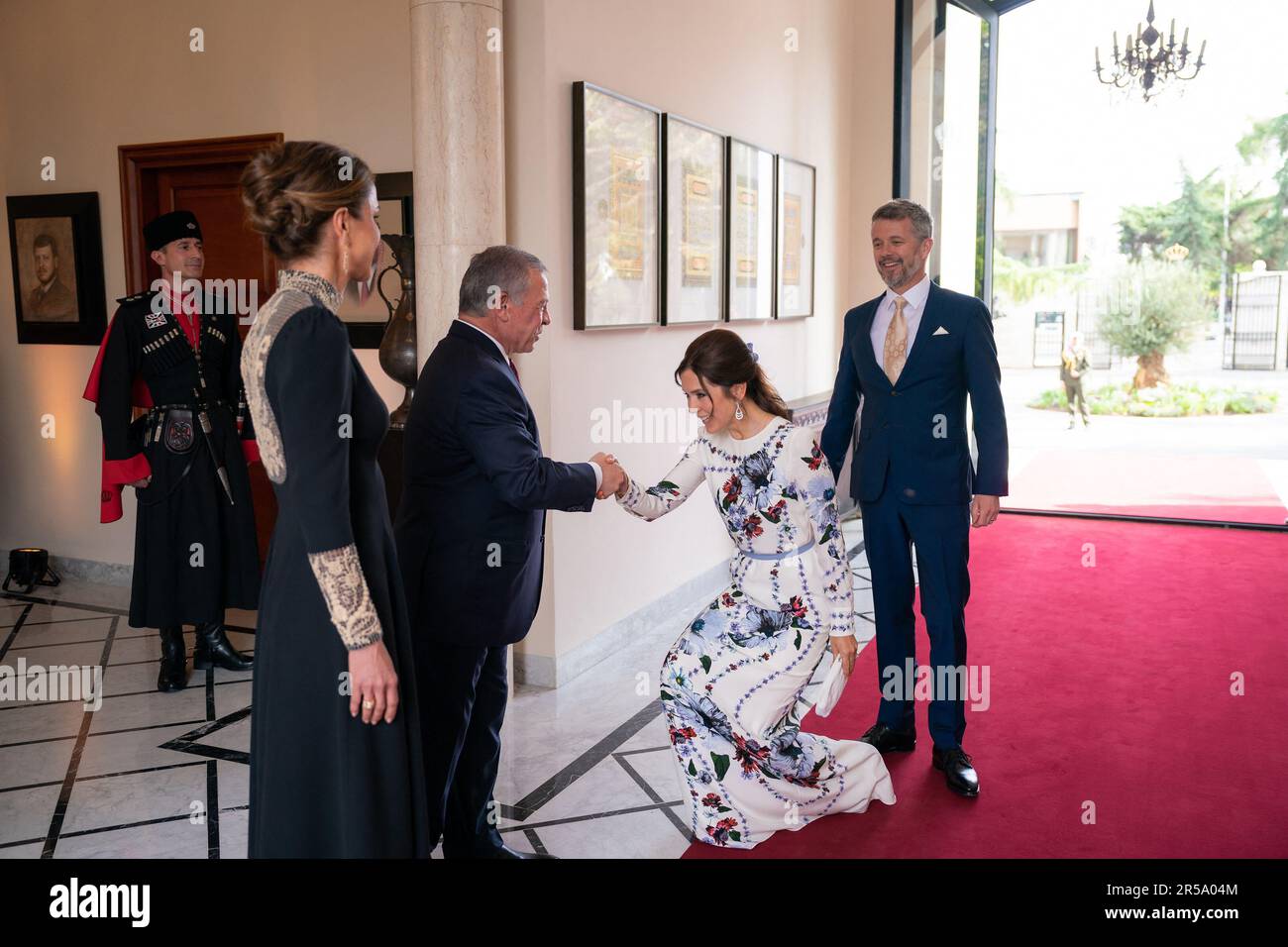 Amman, Jordan. 01st June, 2023. Crown Prince Frederik of Denmark and ...
