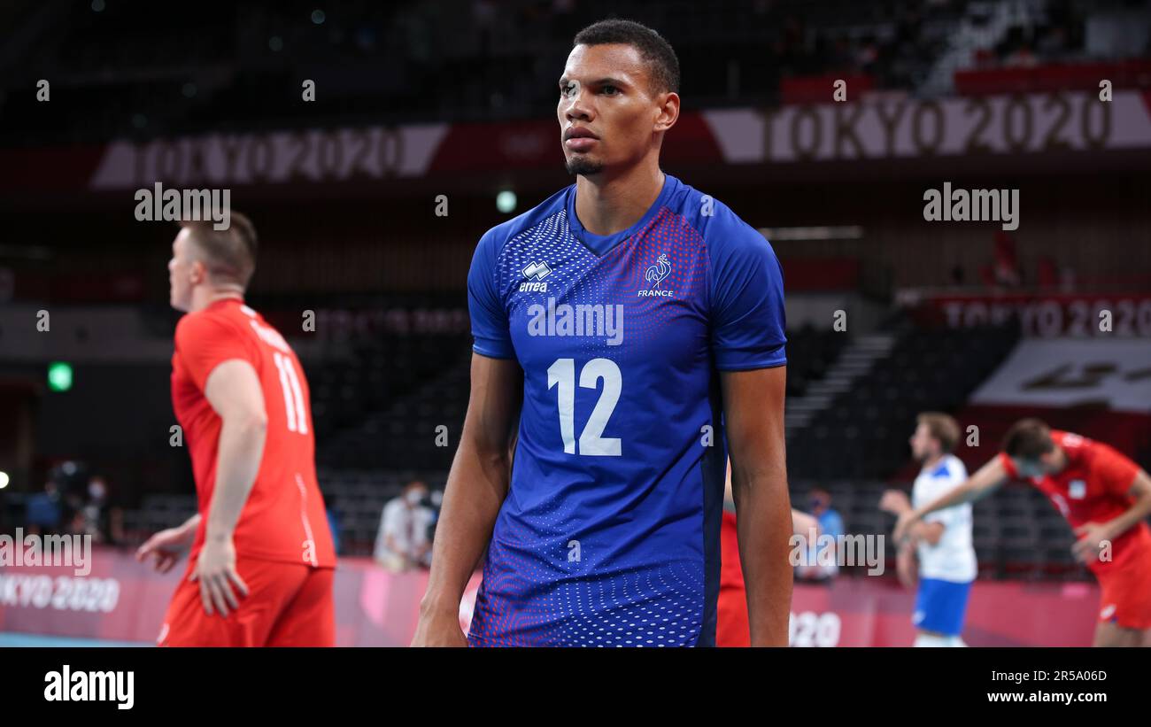 AUG 7, 2021 - Tokyo, Japan: Stephen BOYER #12 of Team FRANCE in the ...