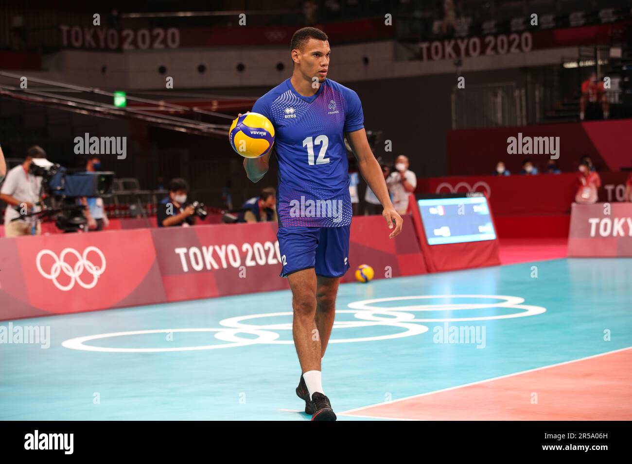 AUG 7, 2021 - Tokyo, Japan: Stephen BOYER #12 of Team FRANCE in the ...