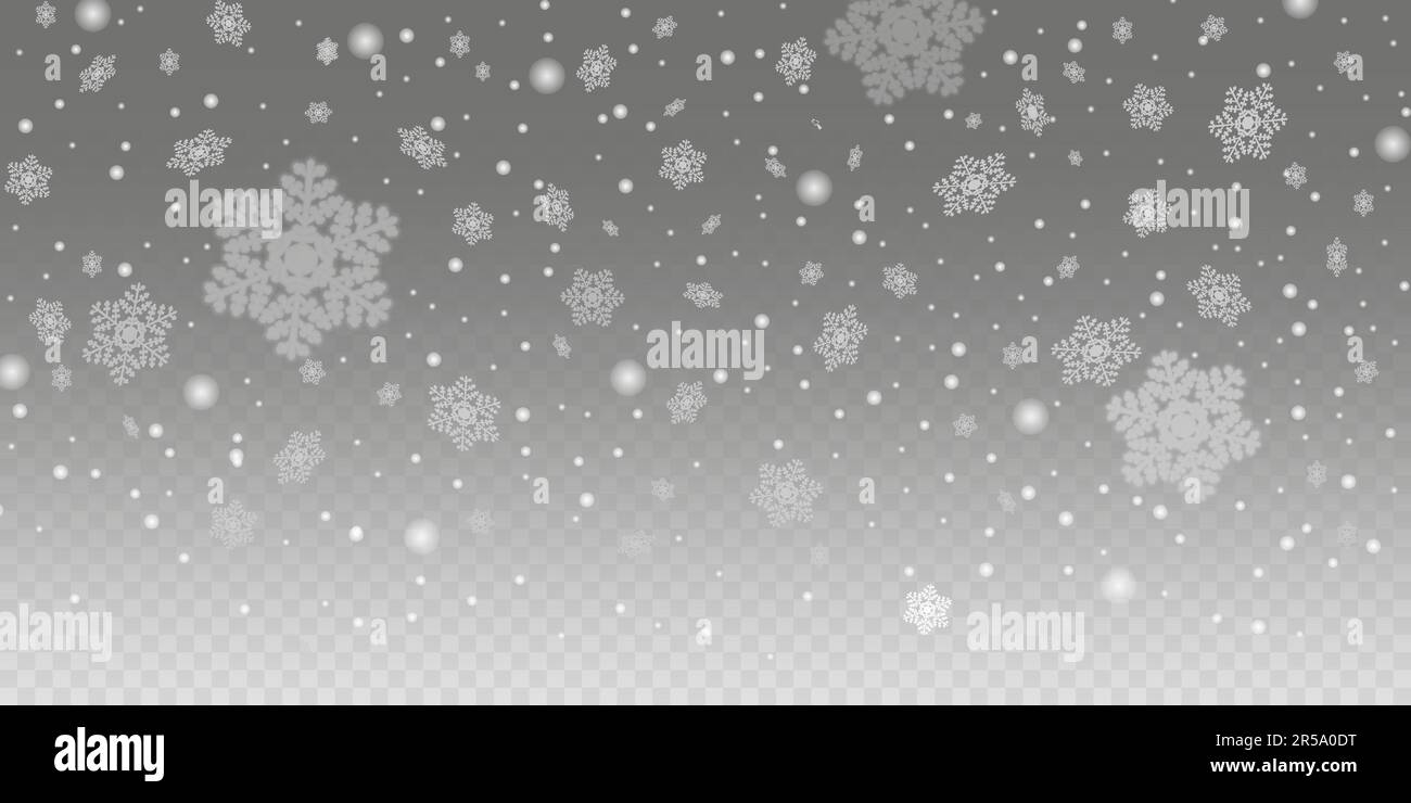 Snowflake transparent background. Vector design Stock Vector Image ...