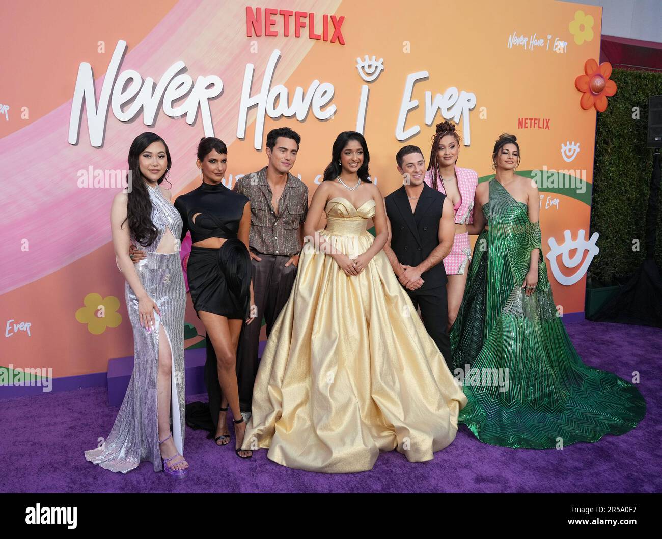 Los Angeles, USA. 01st June, 2023. (L-R) NEVER HAVE I EVER Cast ...