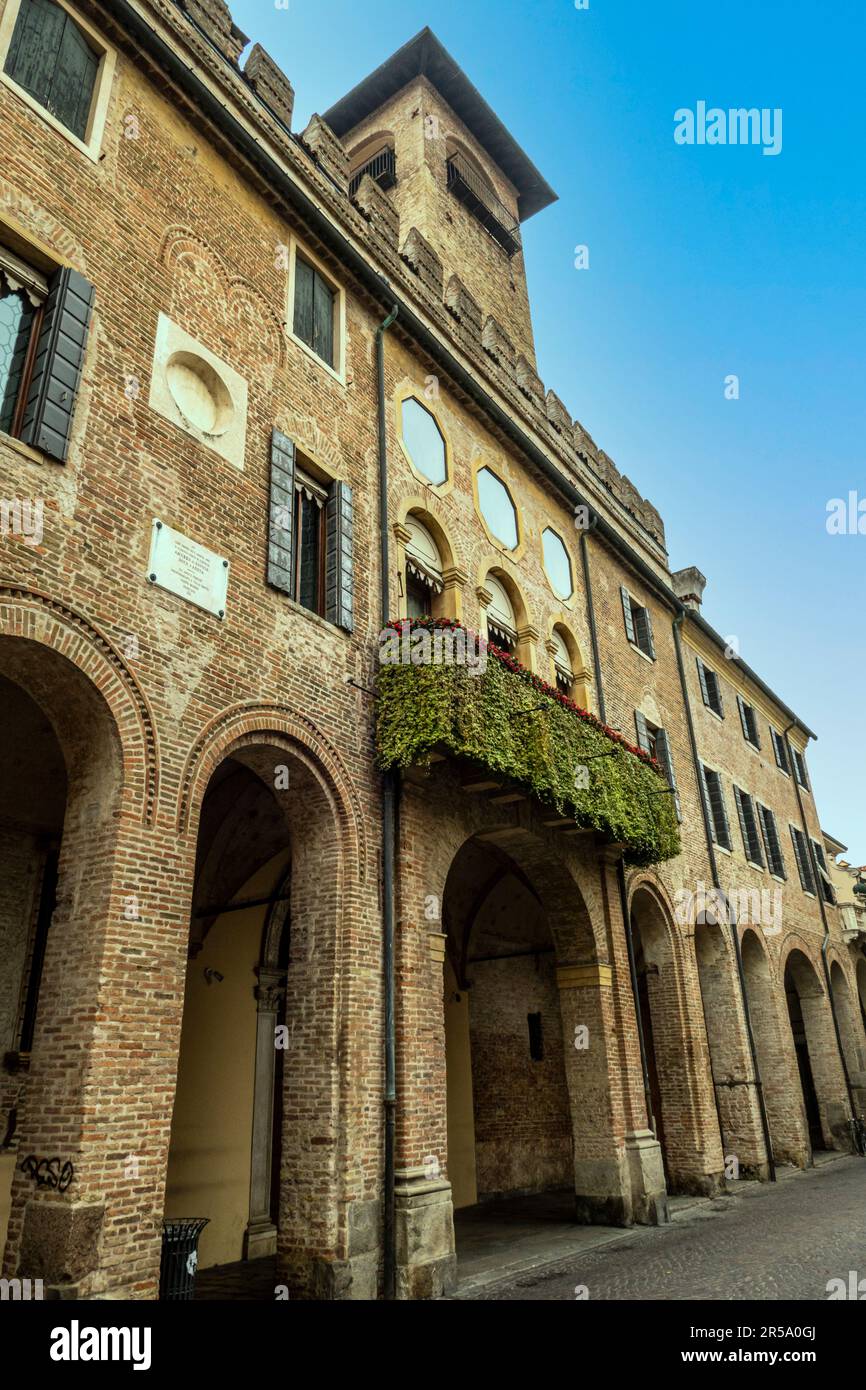 Padova, Italy - 03-05-2022: beautiful building in the historic center ...