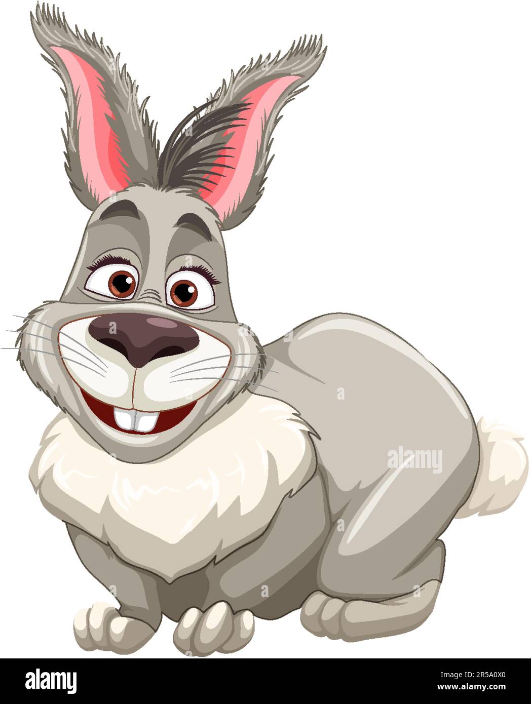 Cute rabbit cartoon character illustration Stock Vector Image & Art - Alamy