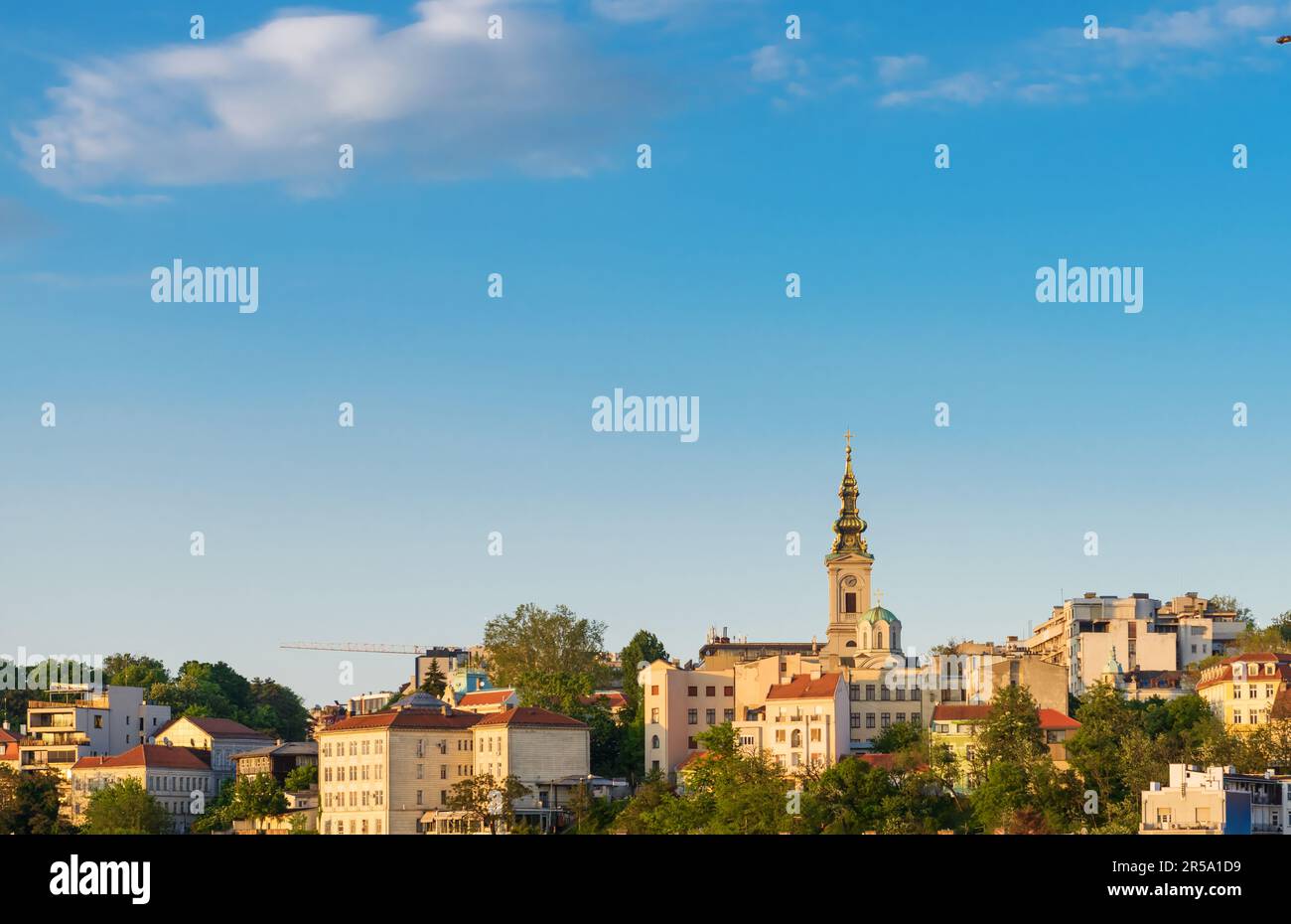 City of belgrade during sunset hi-res stock photography and images - Alamy